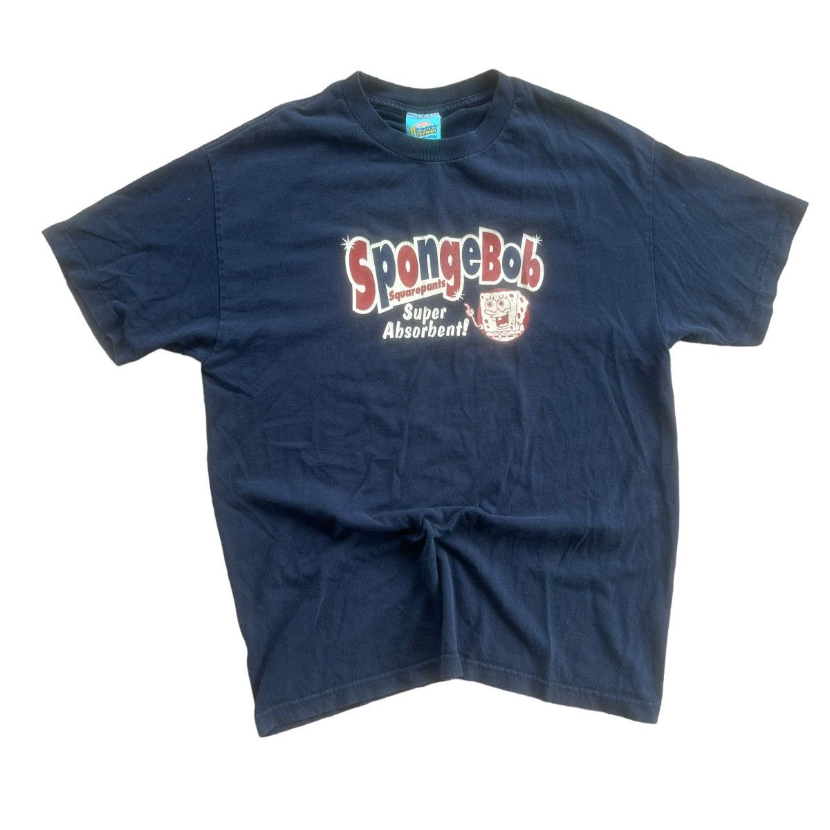 Vintage 2001 SpongeBob SquarePants Nickelodeon Vintage Cartoon Tee ...