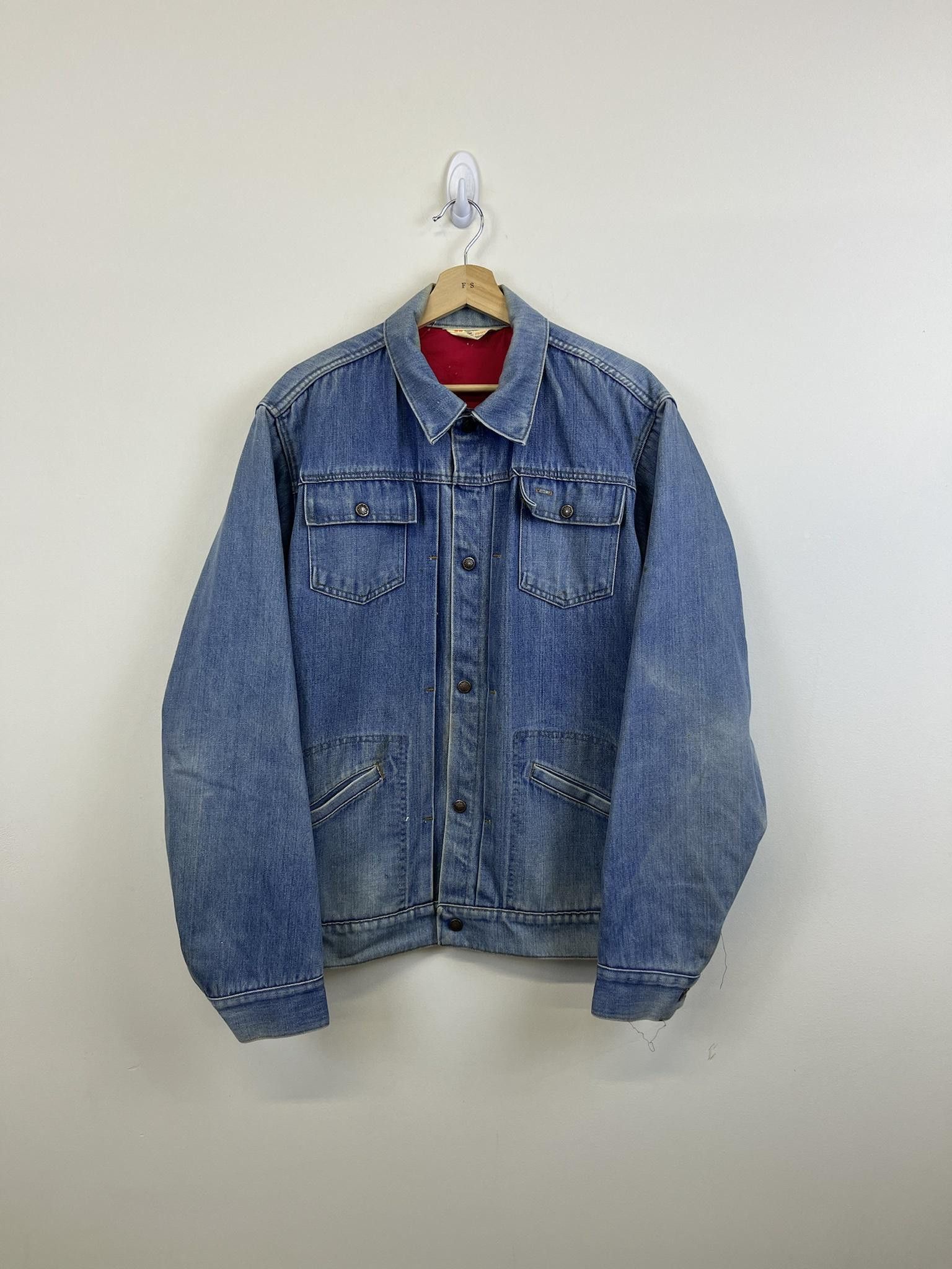 Vintage × Wrangler Vintage 1970's JCPenneys Quilted Levis Rip Trucker ...