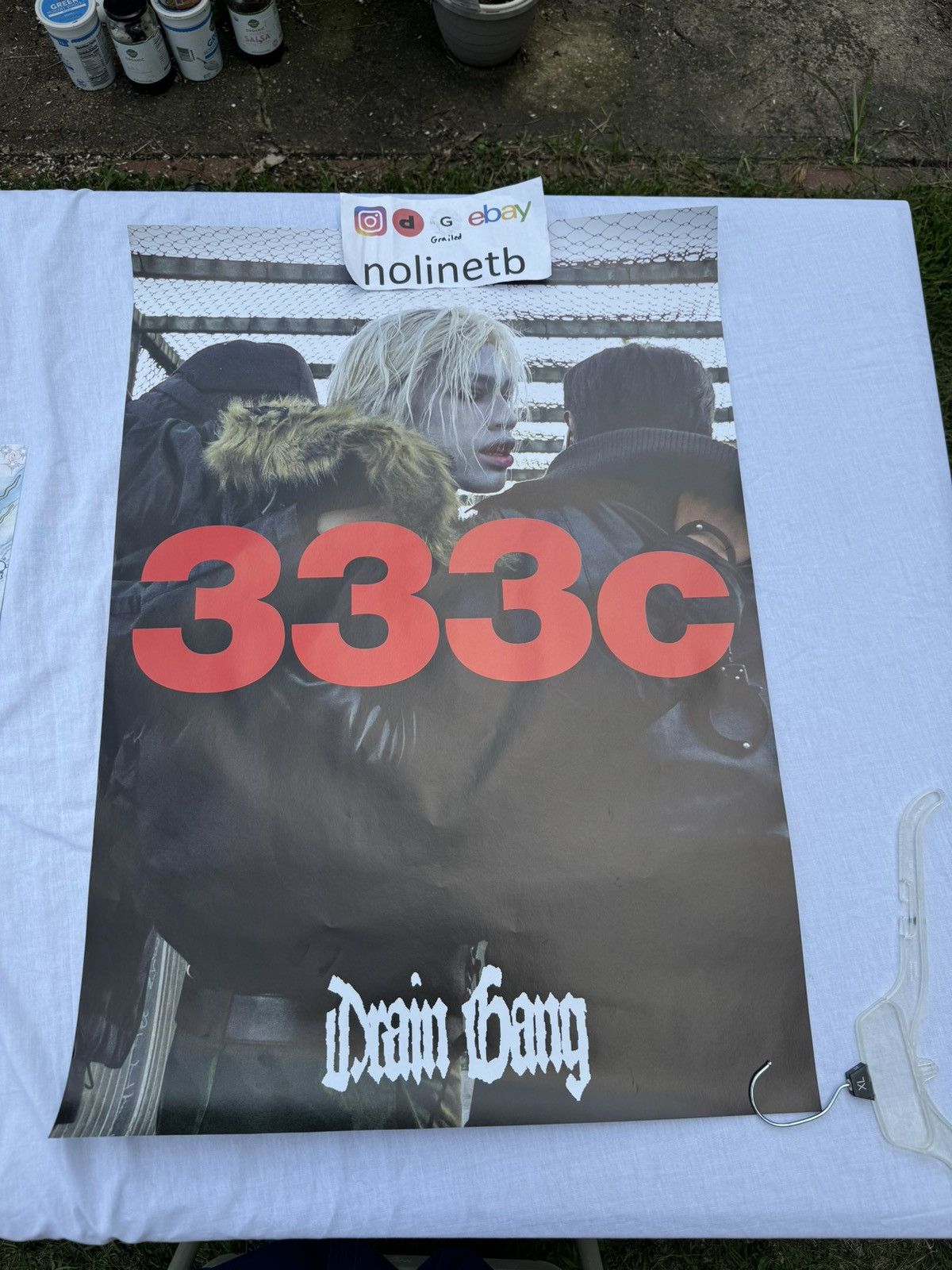 Drain Gang × Sad Boys 032c 333c Drain Gang Poster | Grailed