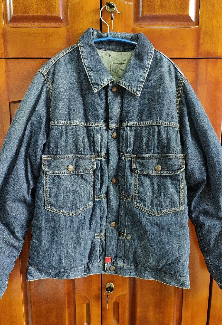 Visvim Visvim 101 denim down jacket | Grailed