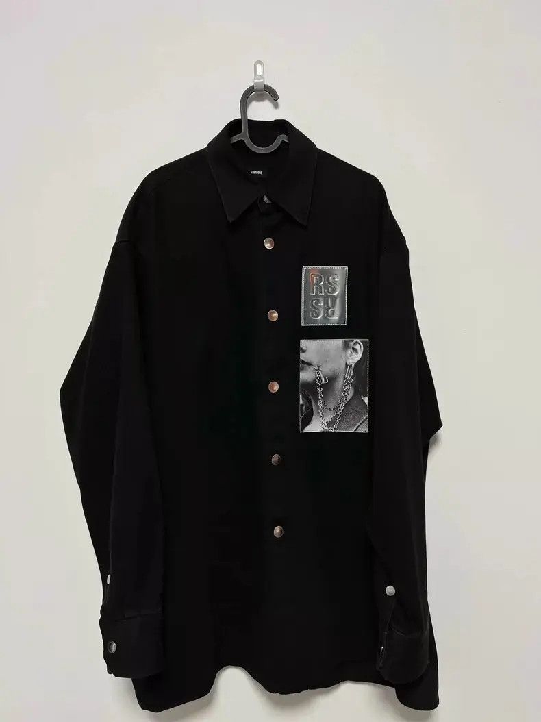 Raf Simons Raf Simons Silhouette portrait denim jacket | Grailed