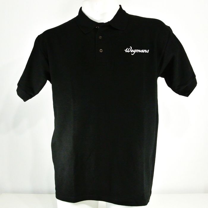 Mando WEGMANS Grocery Store Employee Uniform Black Polo Shirt | Grailed