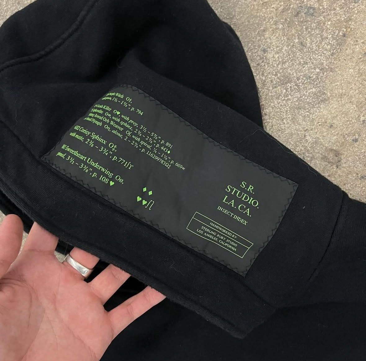 Sterling Ruby S.R. Studios Insect Hoodie | Grailed