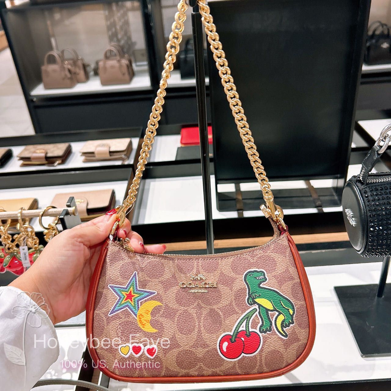 Coach Teri Mini Crossbody Bag In Signature Canvas With Sticker | Grailed