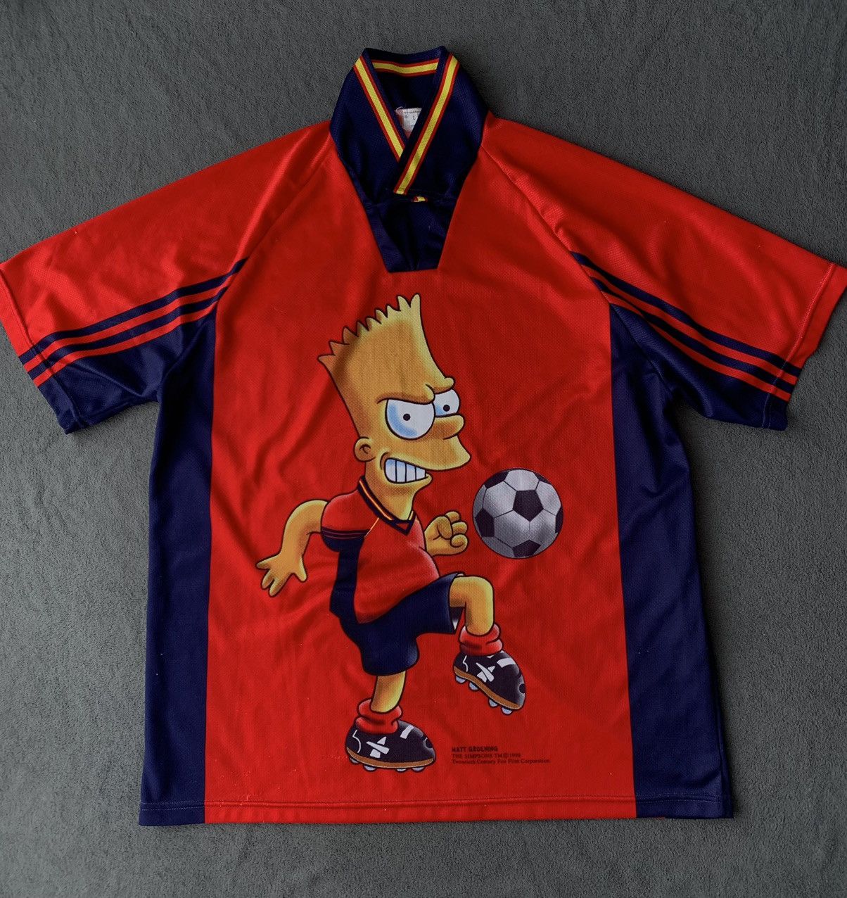 The Simpsons × Vintage Soccer Jersey × The Simpsons × Vintage | Grailed