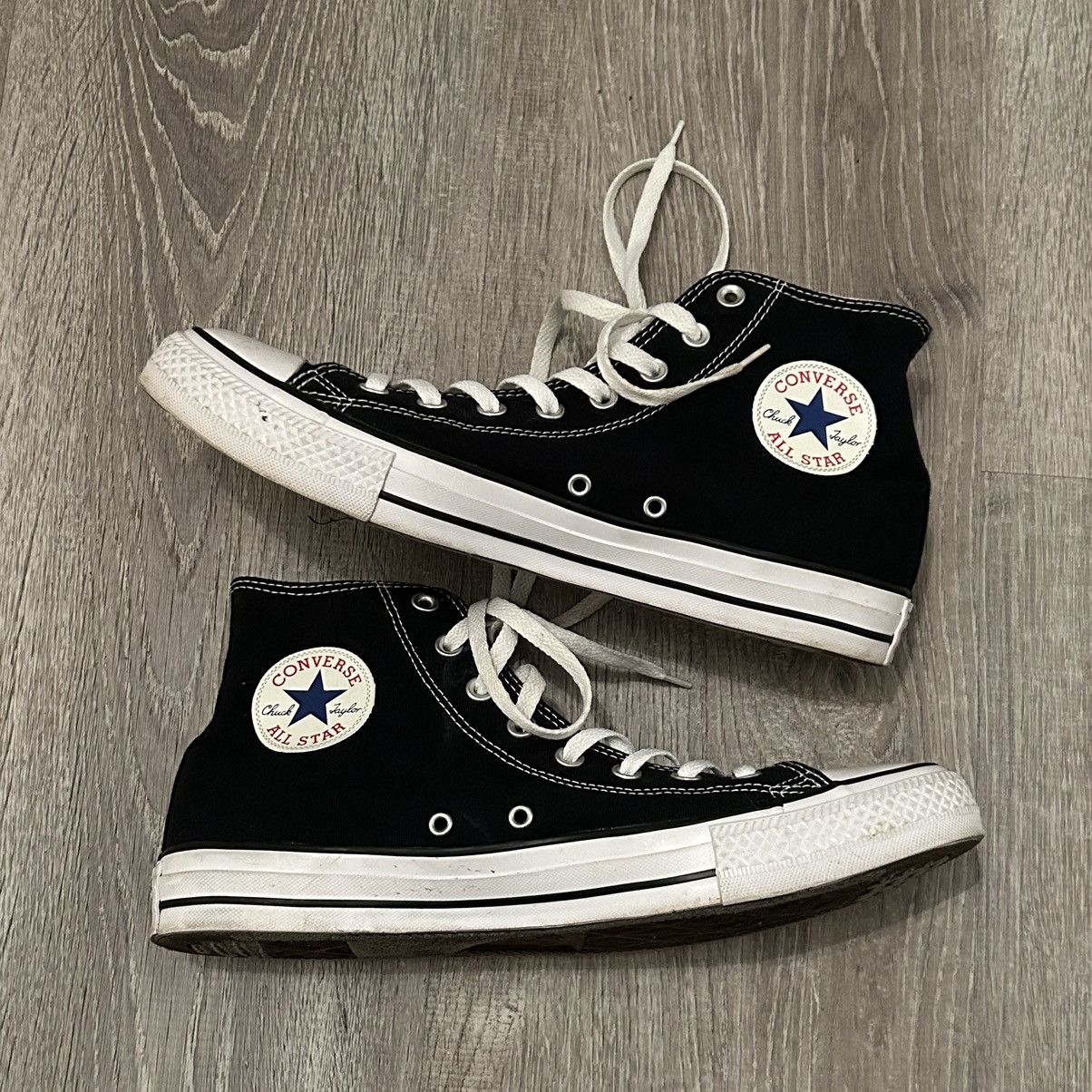 Converse Black High Top Converse Chuck Taylor Sneaker Shoe Size 11 ...