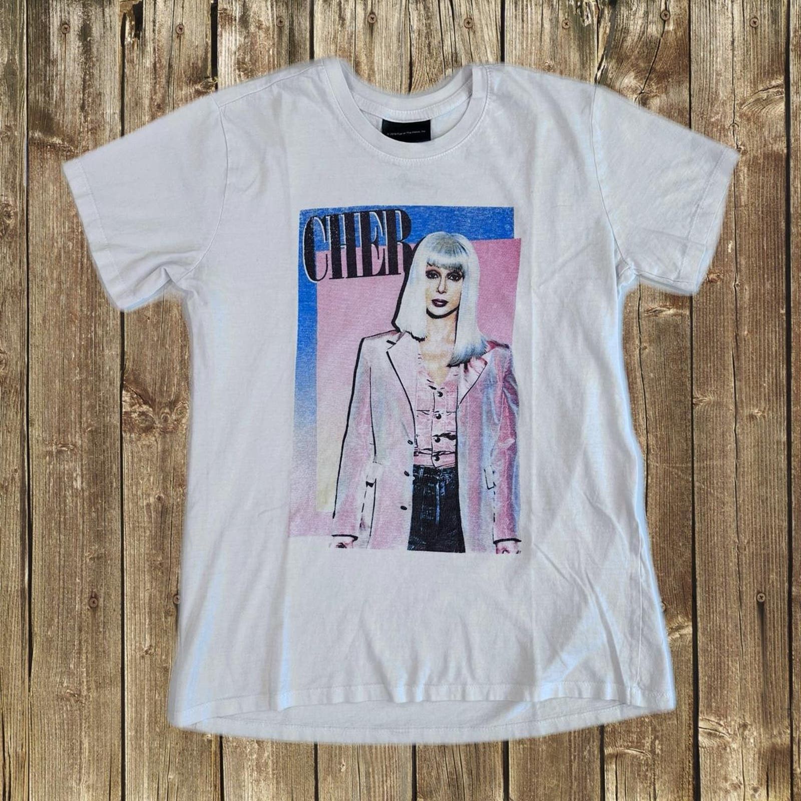 Streetwear Cher graphic eye of the Horus white t shirt | Grailed