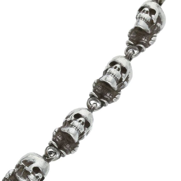 Chrome Hearts Chrome Hearts Skull Tiny Bracelet | Grailed