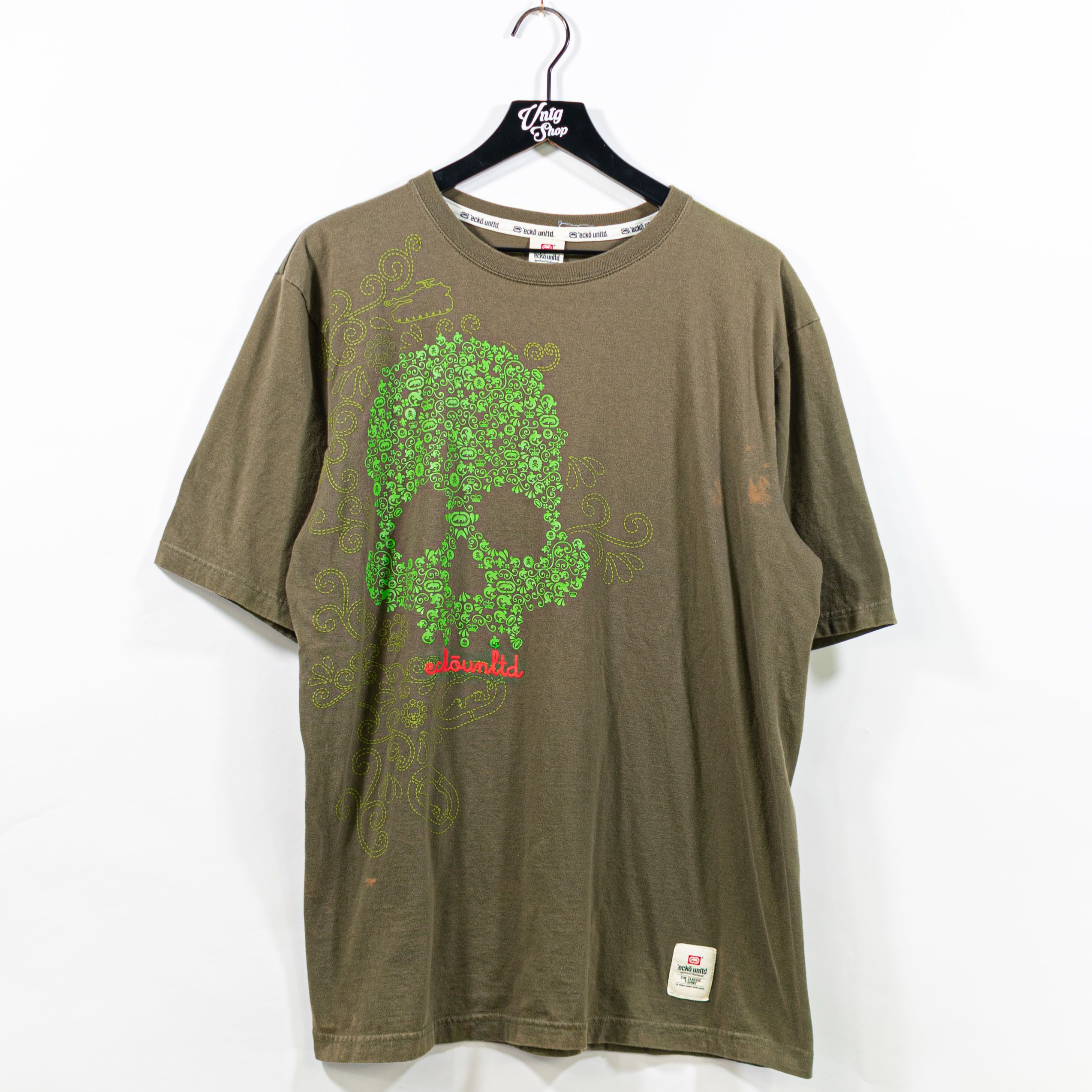 Ecko Unltd. × Streetwear × Vintage Ecko Unlimited Skull Rhino Logo T ...