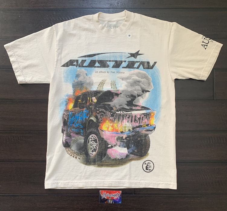 Streetwear Hellstar x Post Malone Austin Merch Tee | Grailed