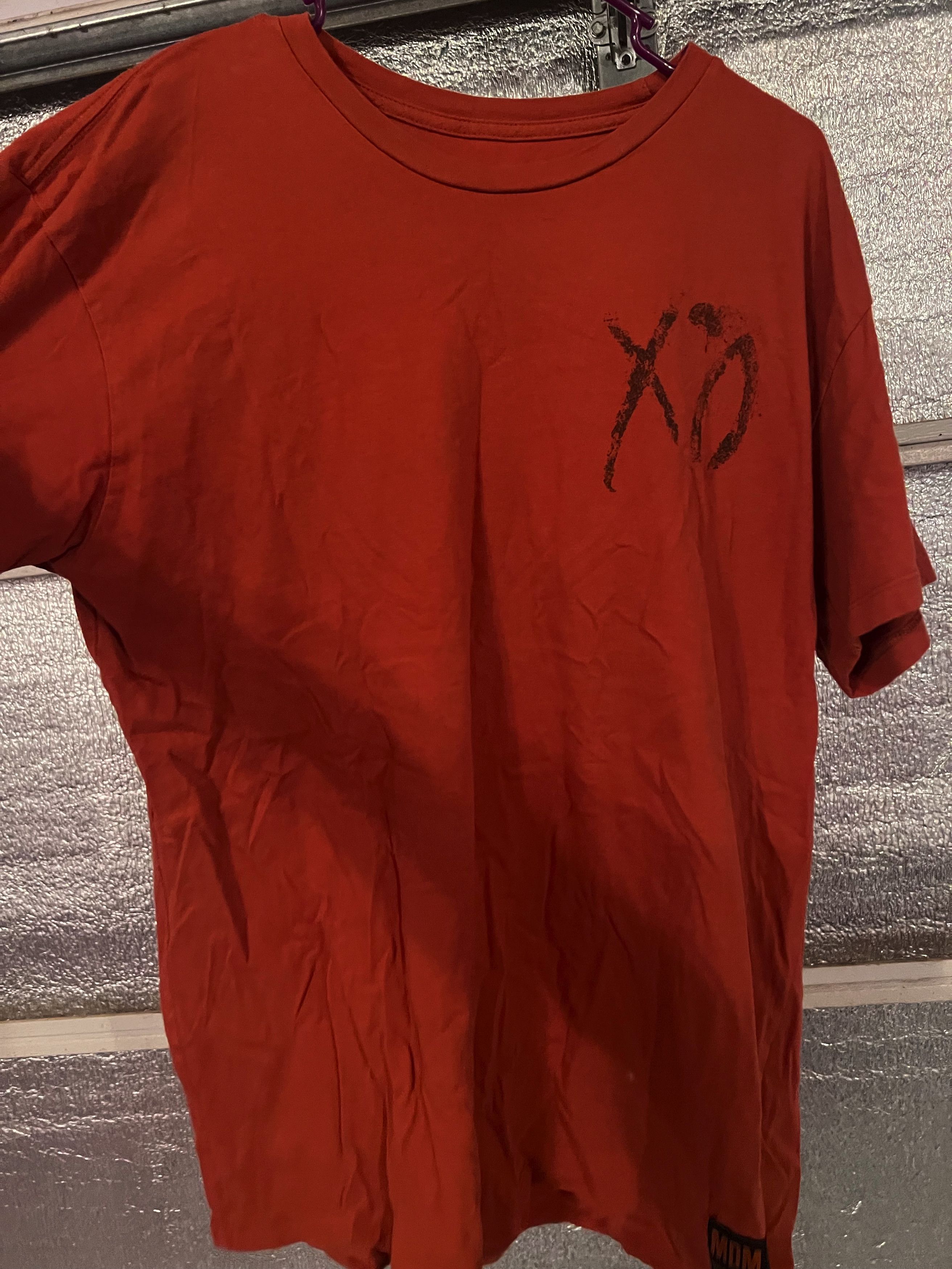 The Weeknd × XO The Weeknd MDM orange tee Size Large | Grailed