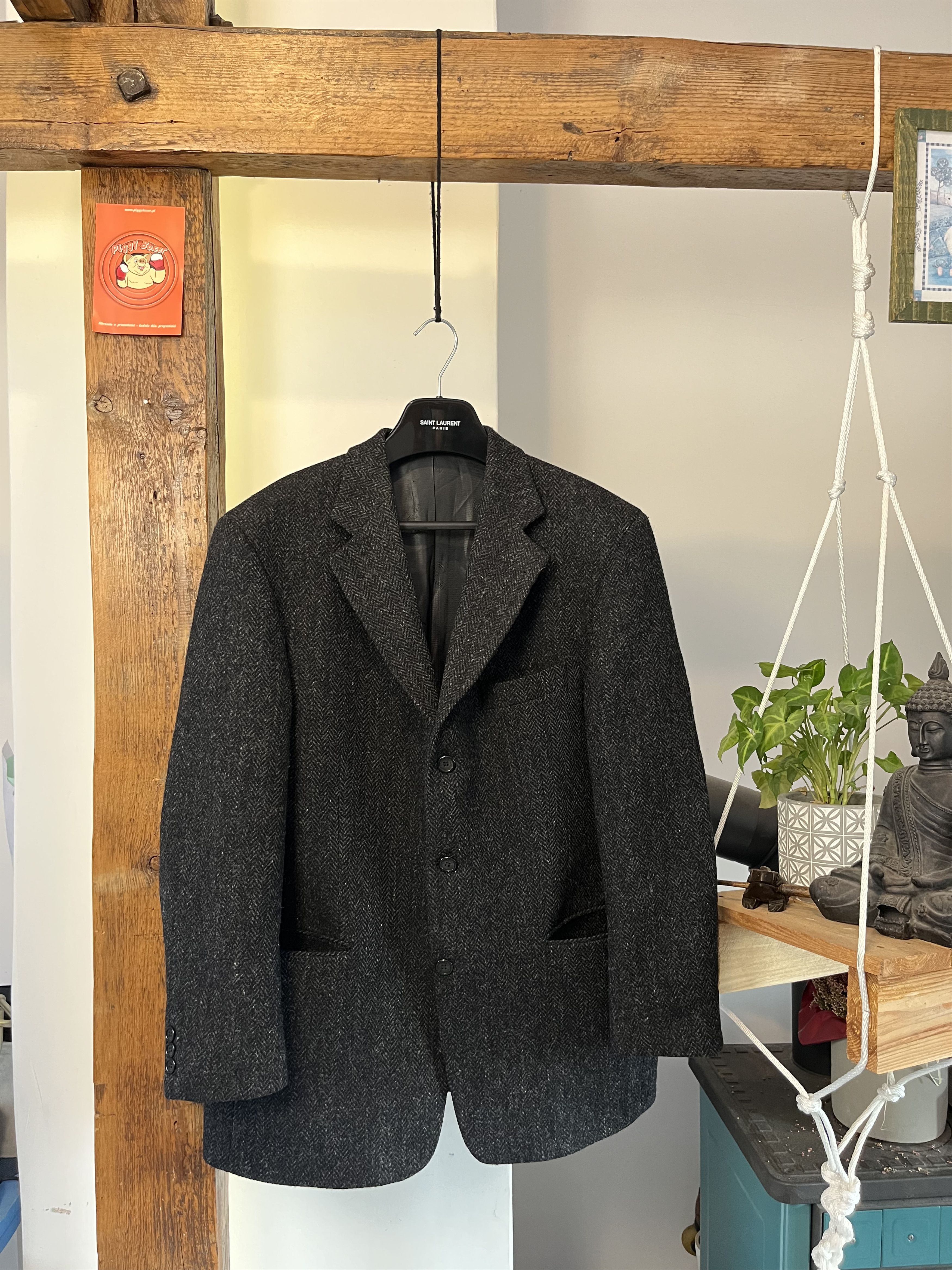 Vintage Harris Tweed x Mario Barutti Wool Blazer Jacket | Grailed