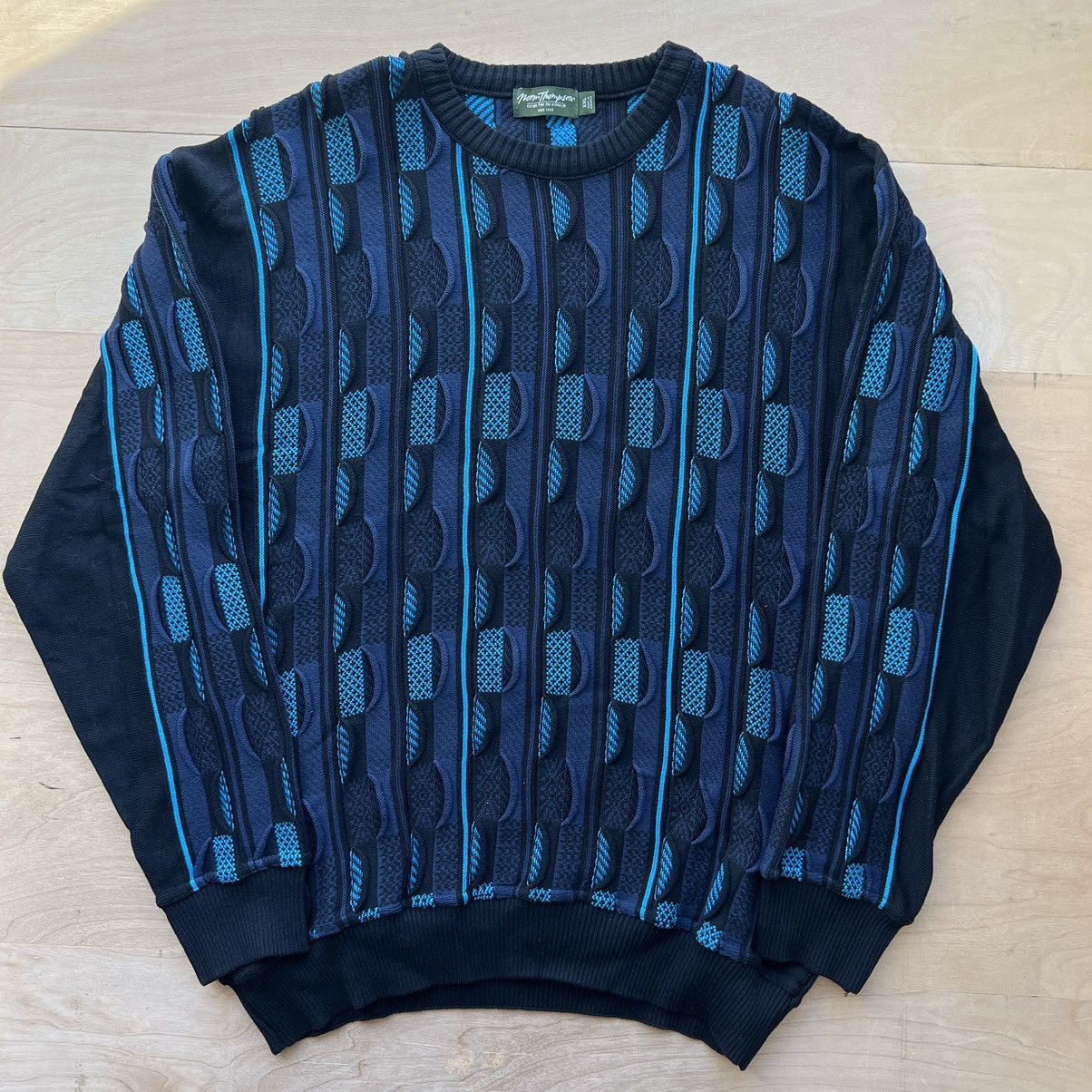 Norm Thompson × Vintage Vintage Norm Thompson Coogi Sweater Multicolor ...