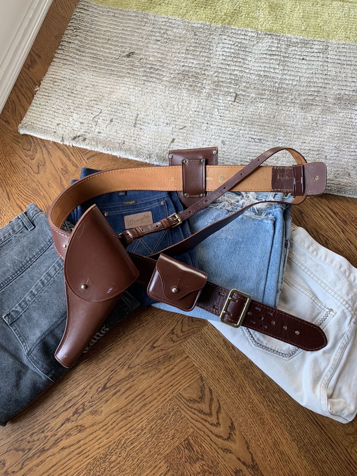 Vintage Vintage RCMP Gun & Ammo Utility Belt Heavy Duty Police Armor ...