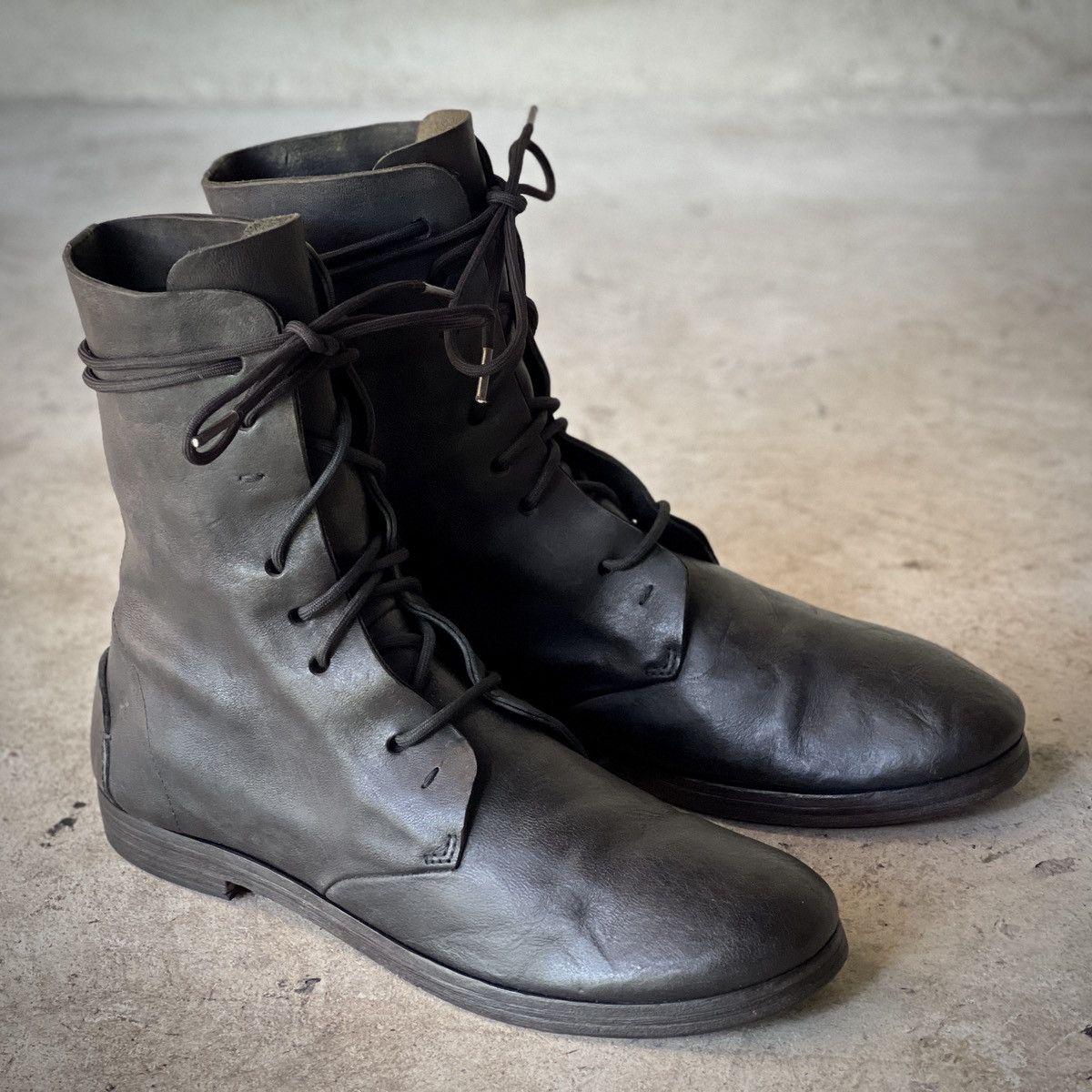 Marsell Marsell black derby boot | Grailed