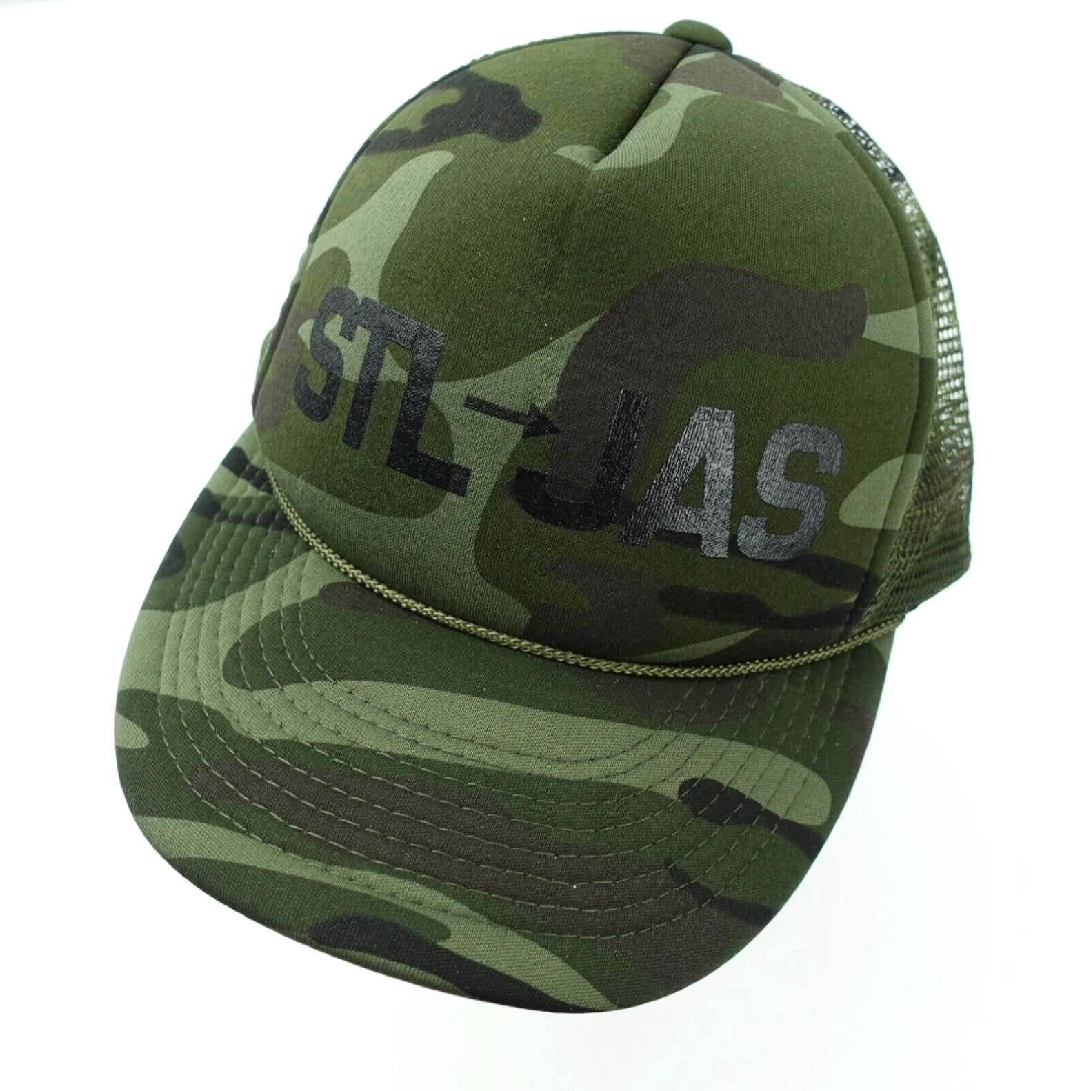 Bally STL JAS Camouflage Trucker Ball Cap Hat Snapback Adult | Grailed
