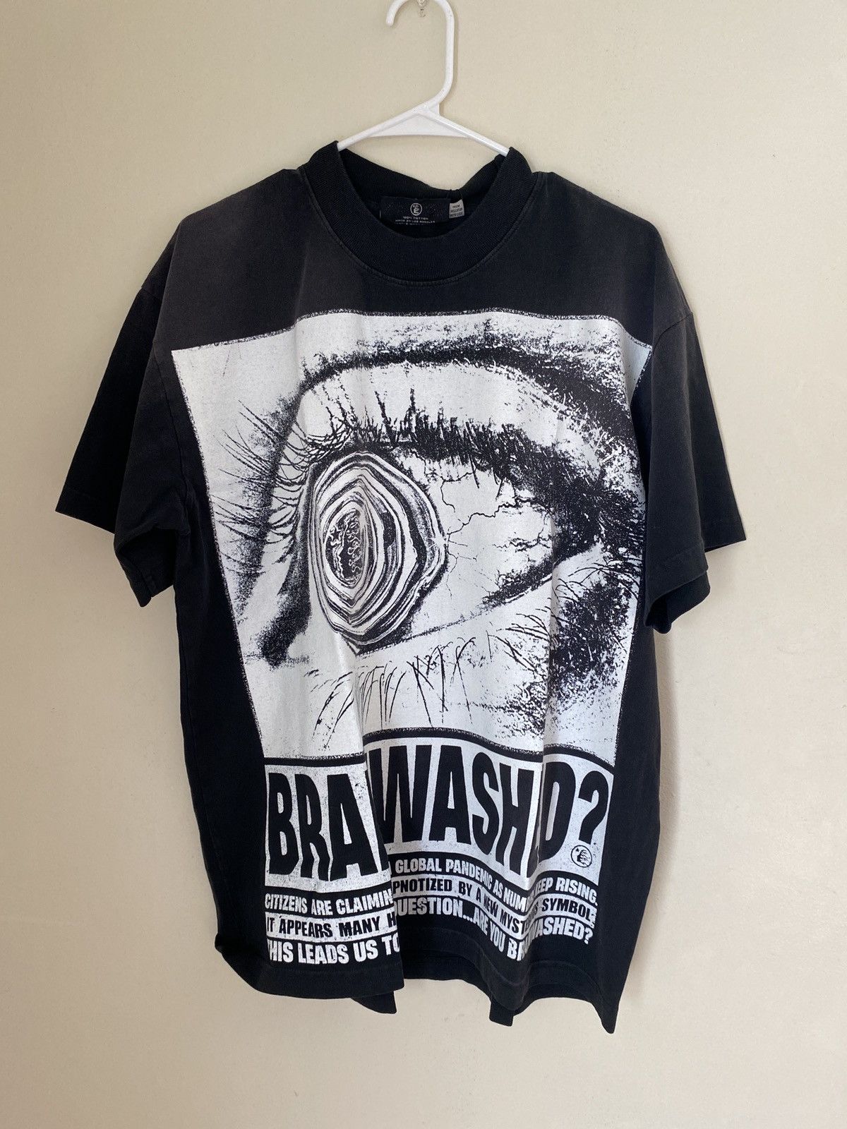 HELLSTAR Brainwashed eyeball tee | Grailed