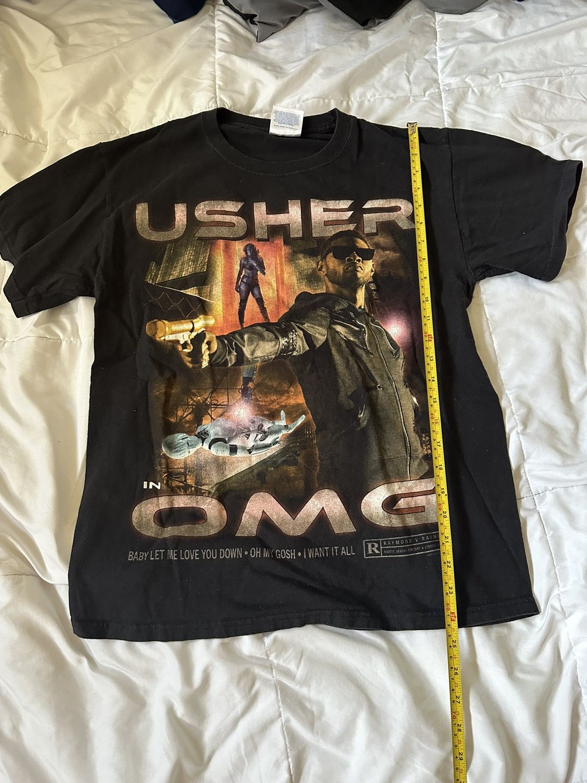 Vintage USHER OMG TOUR T SHIRT | Grailed