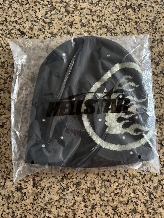 Streetwear Hellstar Starry Night Beanie Black CONFIRMED ORDER Ships NOW | Grailed
