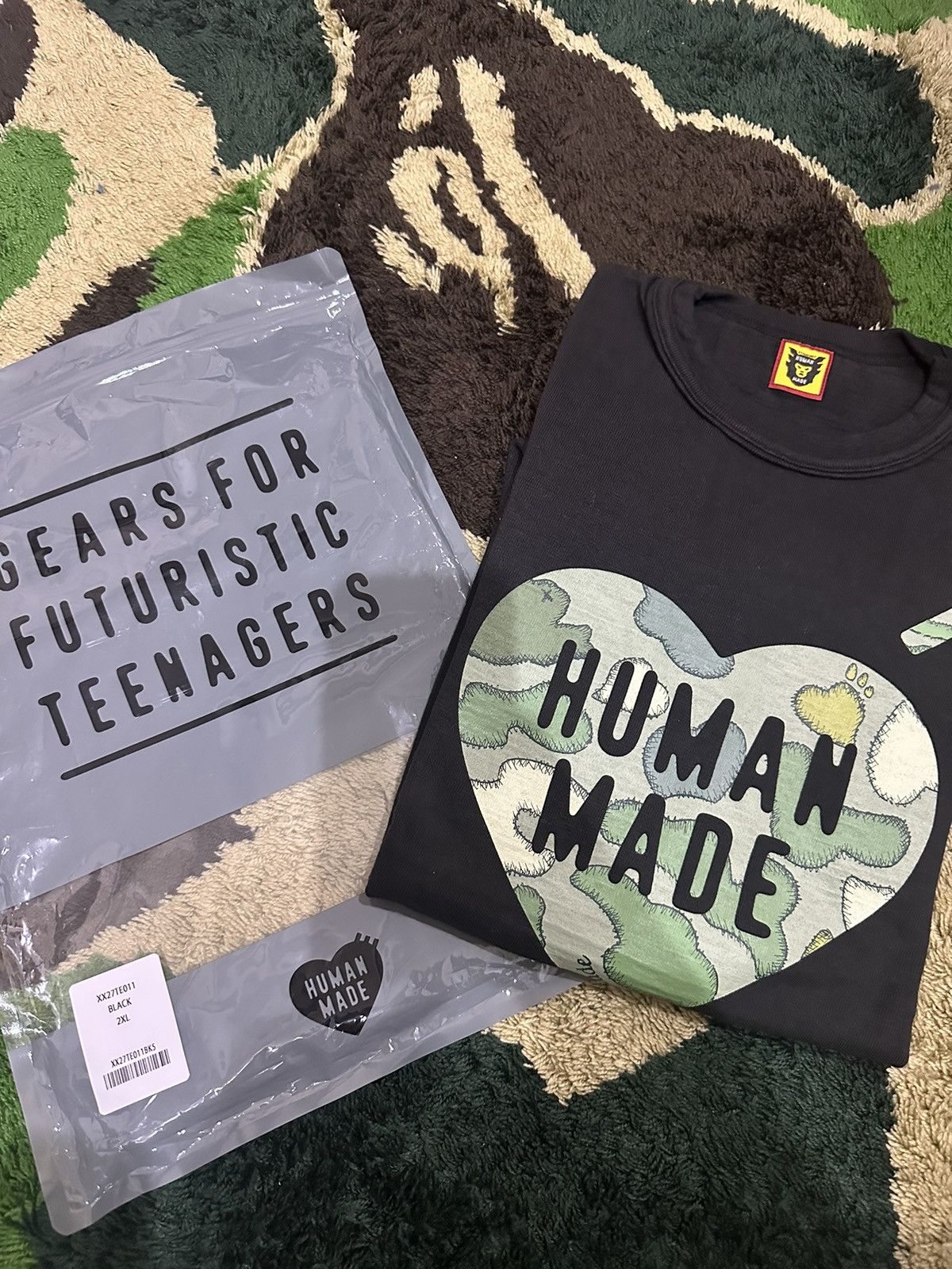 Human Made × Kaws Human Made X Kaws Heart Logo | Grailed