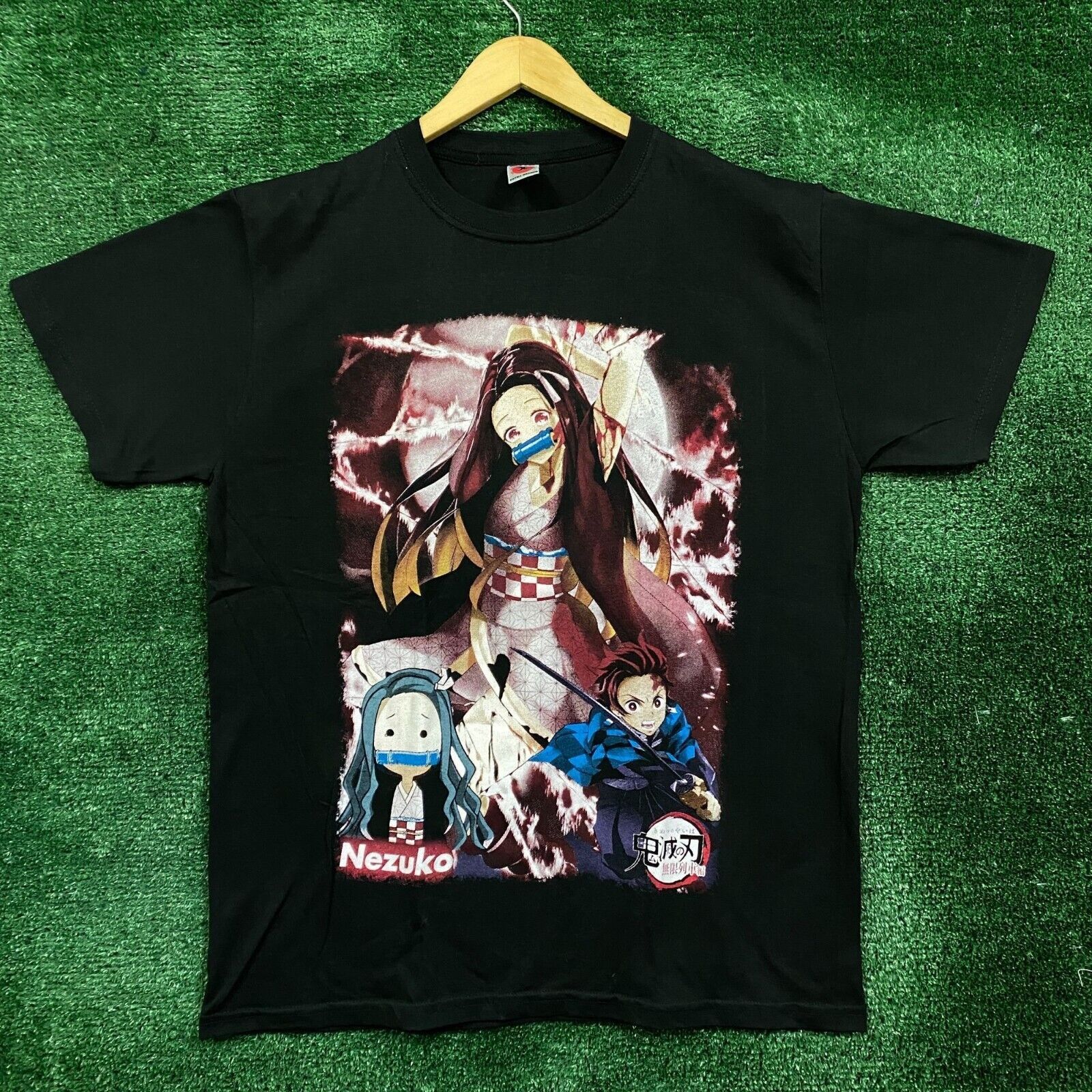 Fruit Of The Loom Demon Slayer Nezuko & Tanjiro Dual Sided Anime T ...
