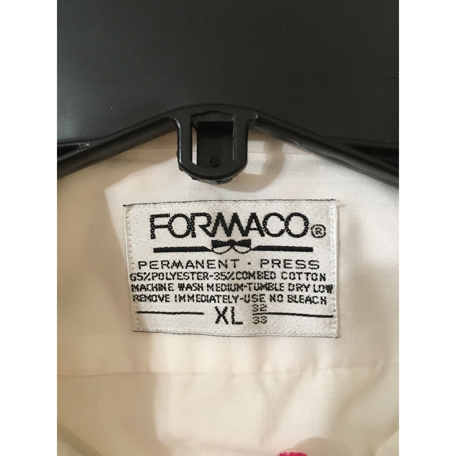 1 Formaco Tuxedo XL Permanent Press Formal White Long Sleeves | Grailed