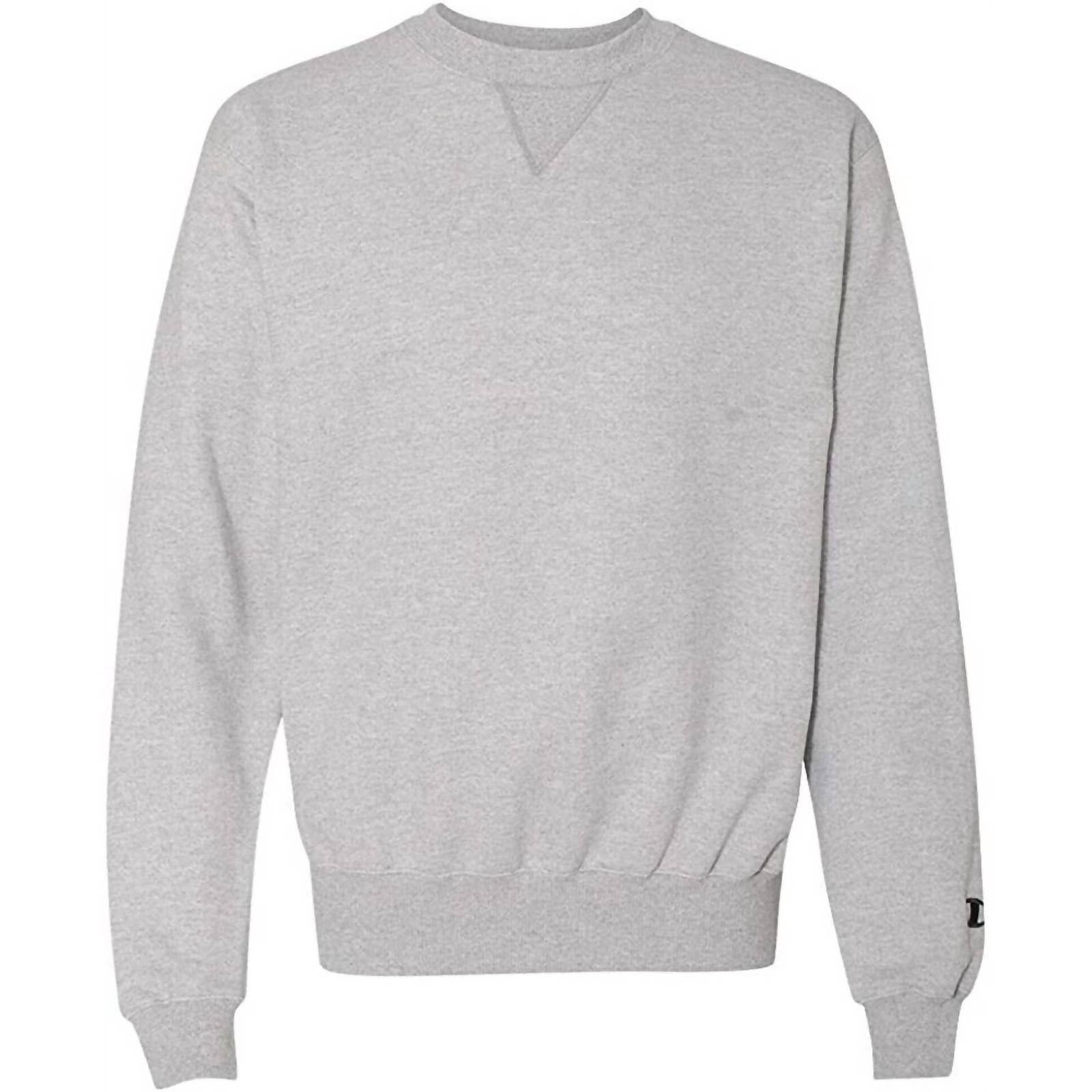 Champion Men's Cotton Max Crew Sweatshirt In Oxford Grey | Grailed Champion Men's Cotton Max Crew Sweatshirt In Oxford Grey | Grailed