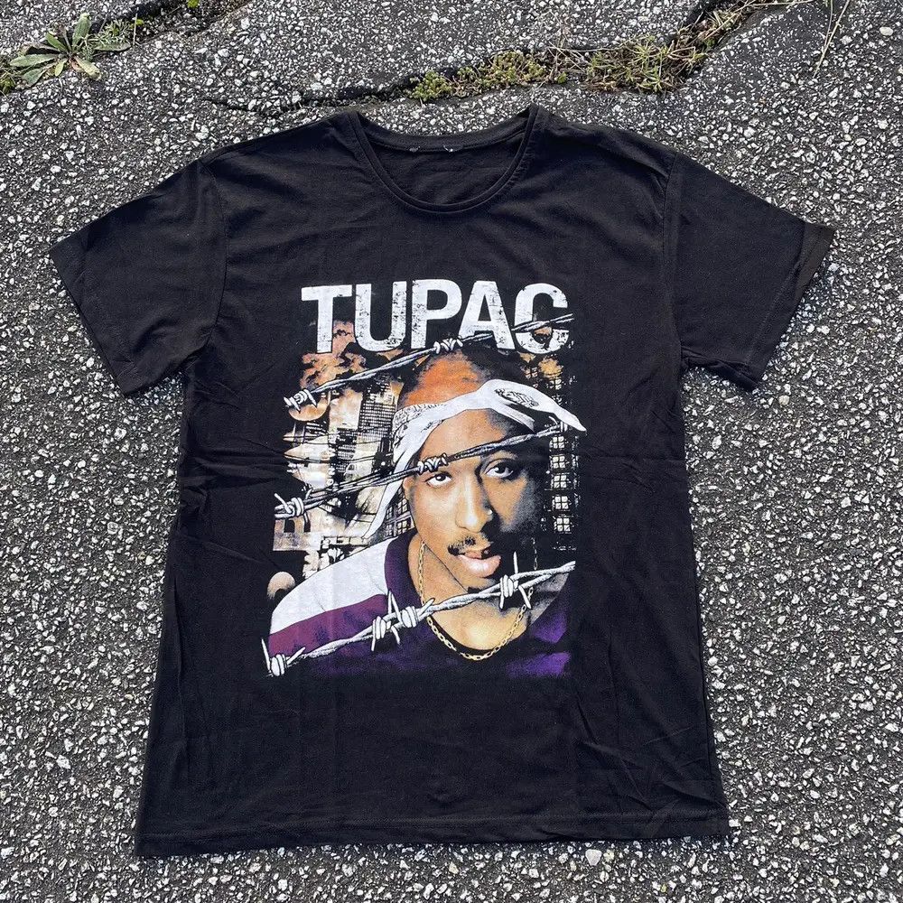 Vintage Vintage 2PAC TUPAC SHAKUR Y2K Rap Tees Tshirt | Grailed