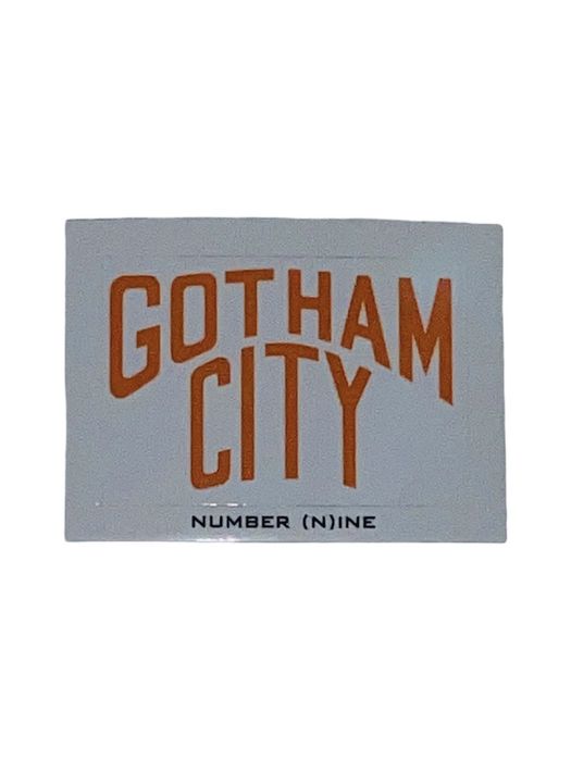 Number (N)ine Number (N)ine Gotham City Sticker Orange 2002 | Grailed