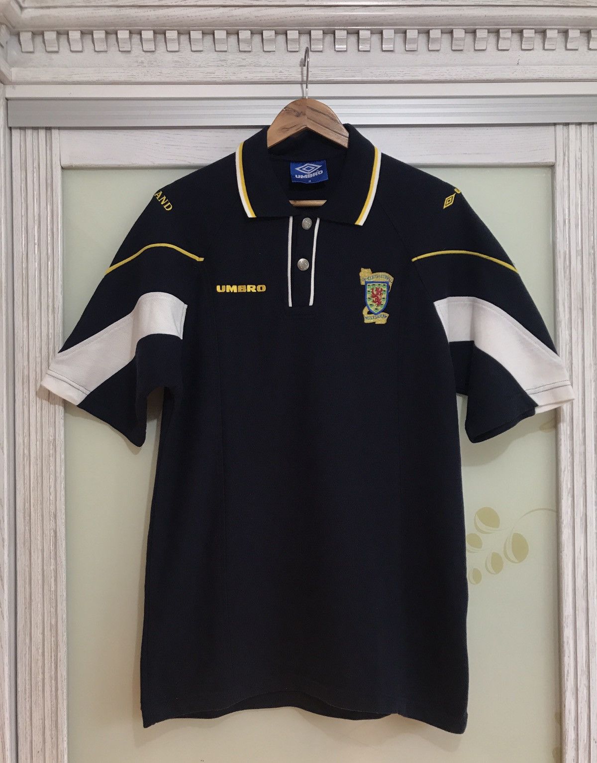 Umbro × Vintage Vintage Scotland Umbro Soccer Polo Jersey Football ...