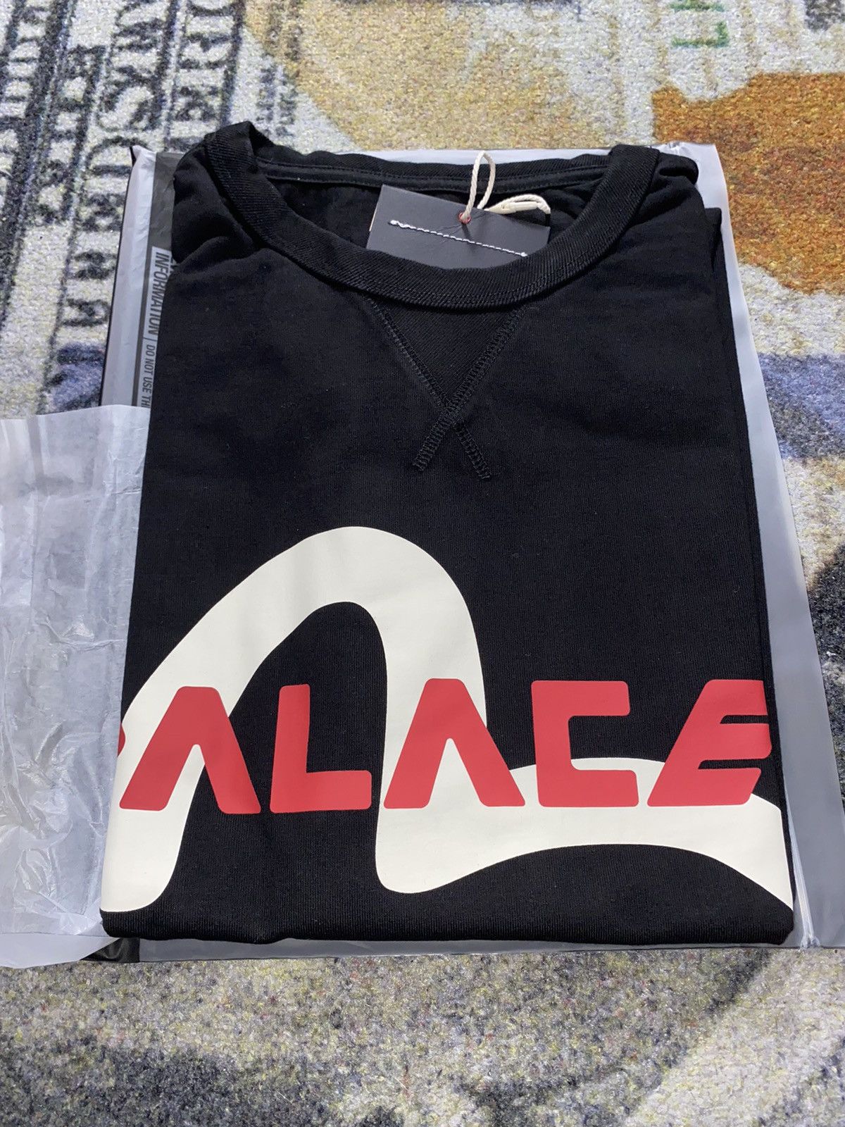 Palace Palace x Evisu Logo Tee | Grailed