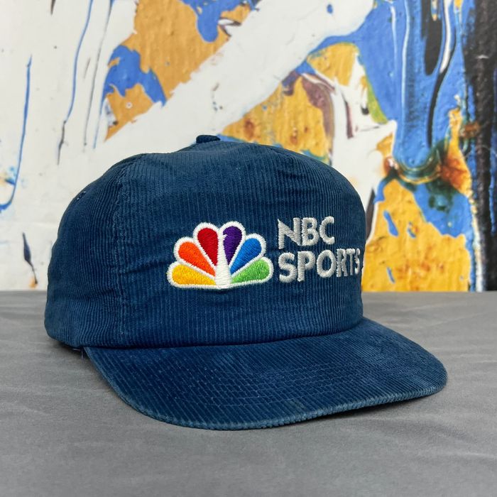 Vintage Vintage '80s NBC Sports Corduroy Peacock Logo Snapback Hat ...