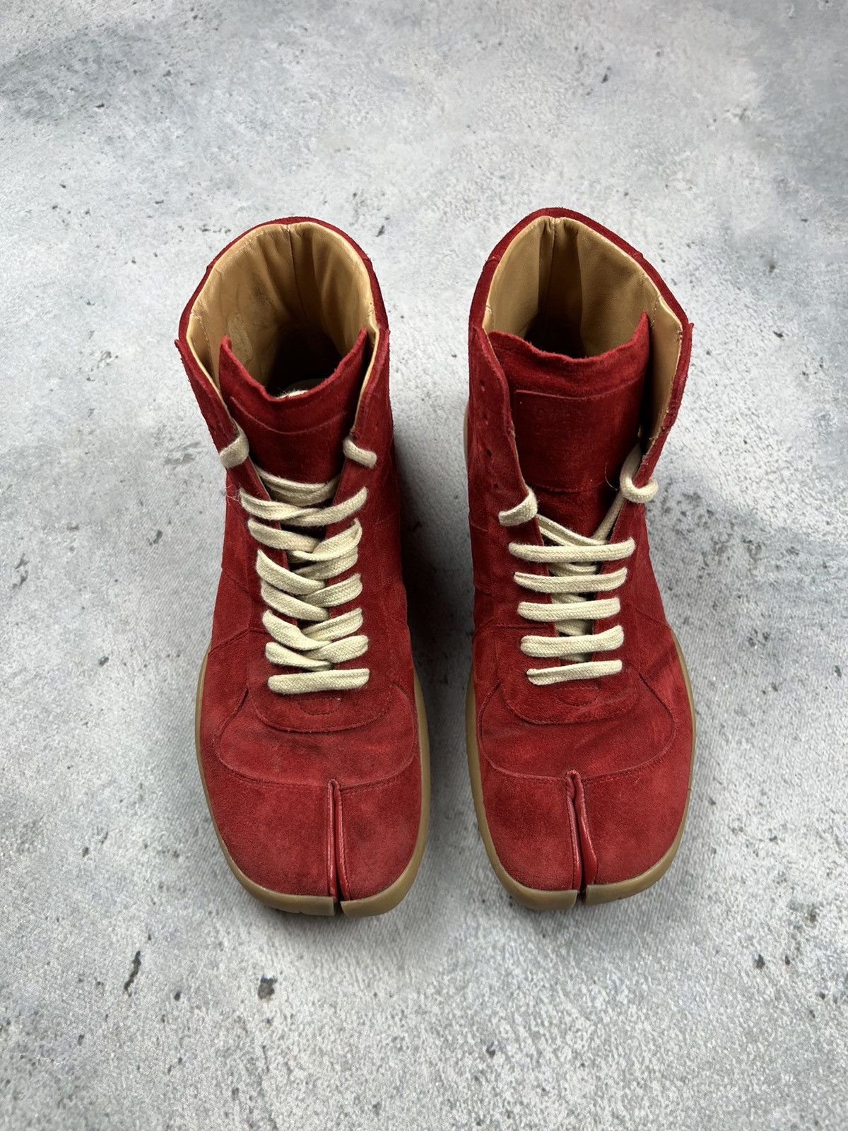 Maison Margiela Maison Margiela High Top Tabi GAT sneakers | Grailed