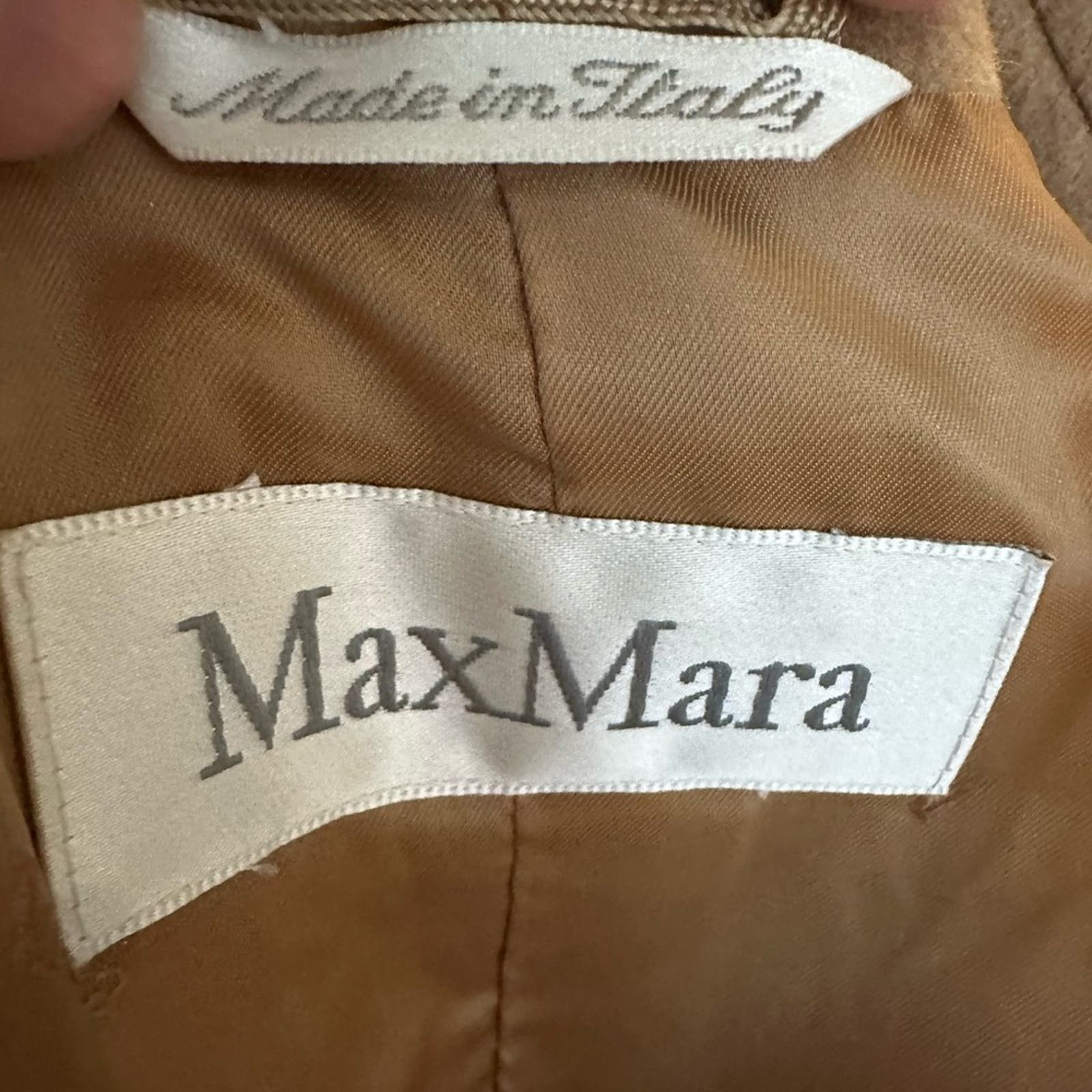 Max Mara Vintage Max Mara 100% Camel Hair Blazer/Jacket size 2 | Grailed