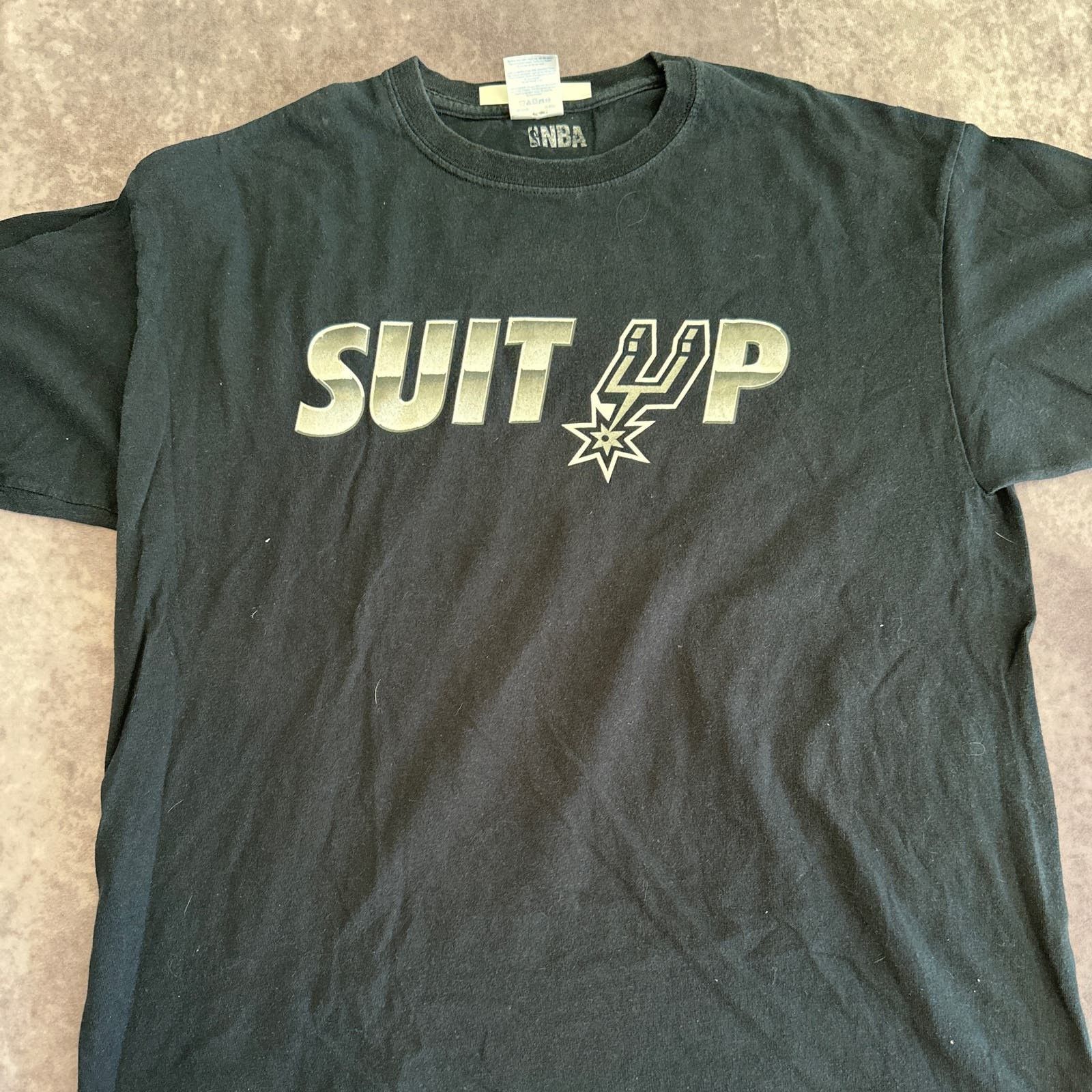 NBA San Antonio Spurs Suit Up Double Stitch T-Shirt | Grailed