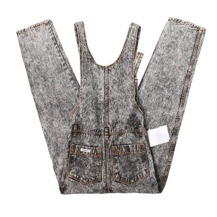 Vintage Vintage 90’s Black Acid Wash Overalls | Grailed