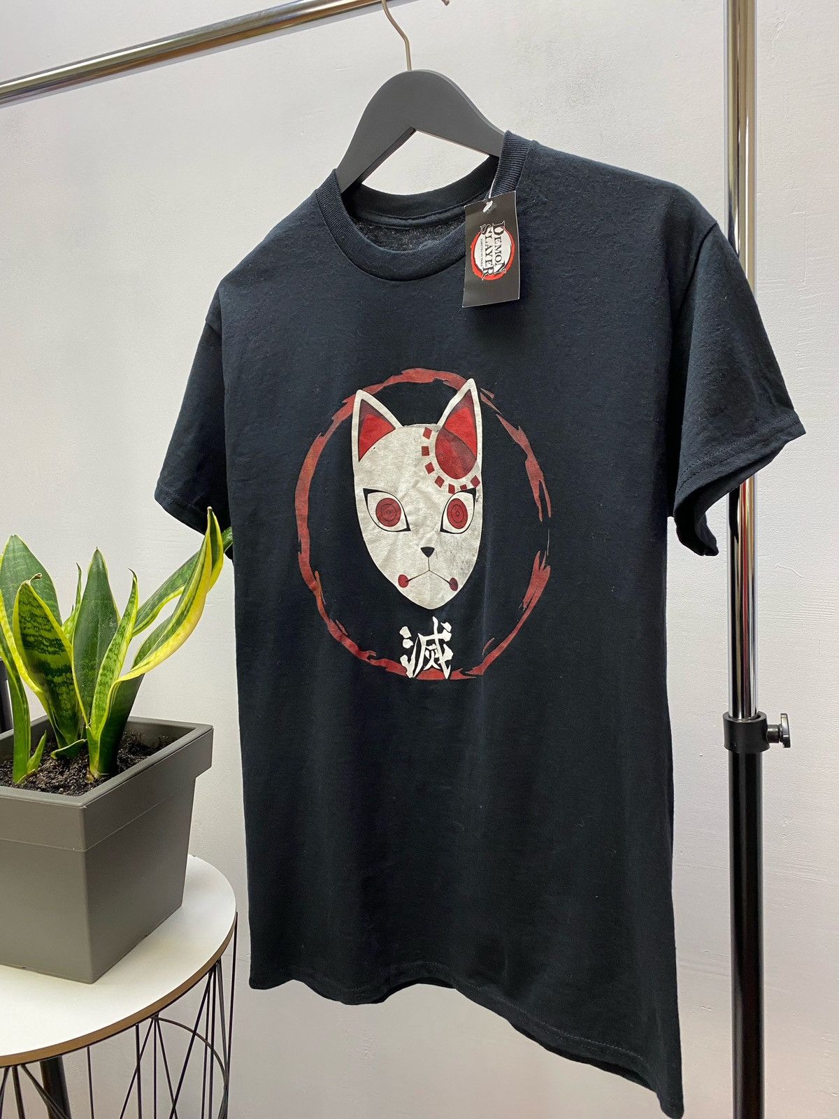 Vintage Demon Slayer Manga Tanjiro Warding Mask Anime T-shirt | Grailed