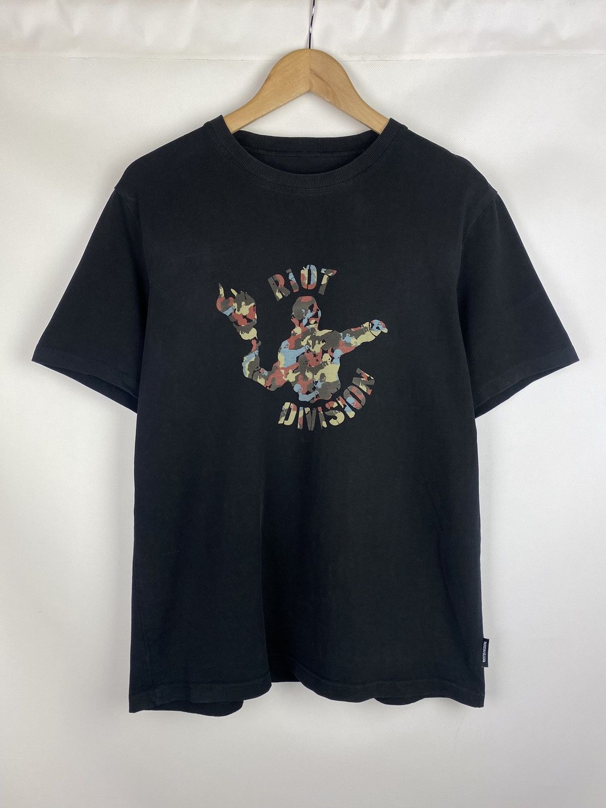 Riot Division Riot Division Molotov Camo Logo Limited Edition T Shirt ...