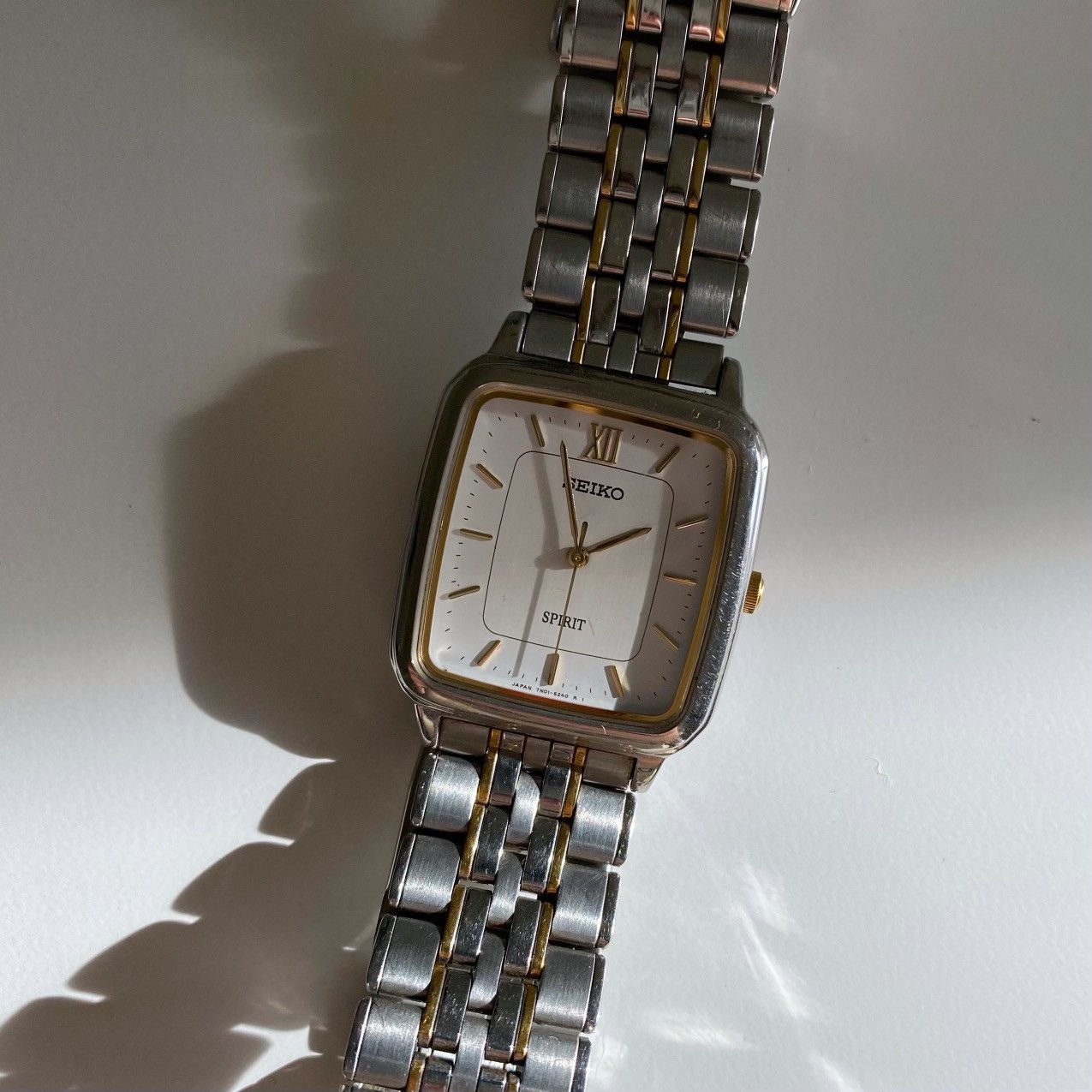 Vintage Seiko 1997 Two-tone Stainless Steel Square Watch | Grailed