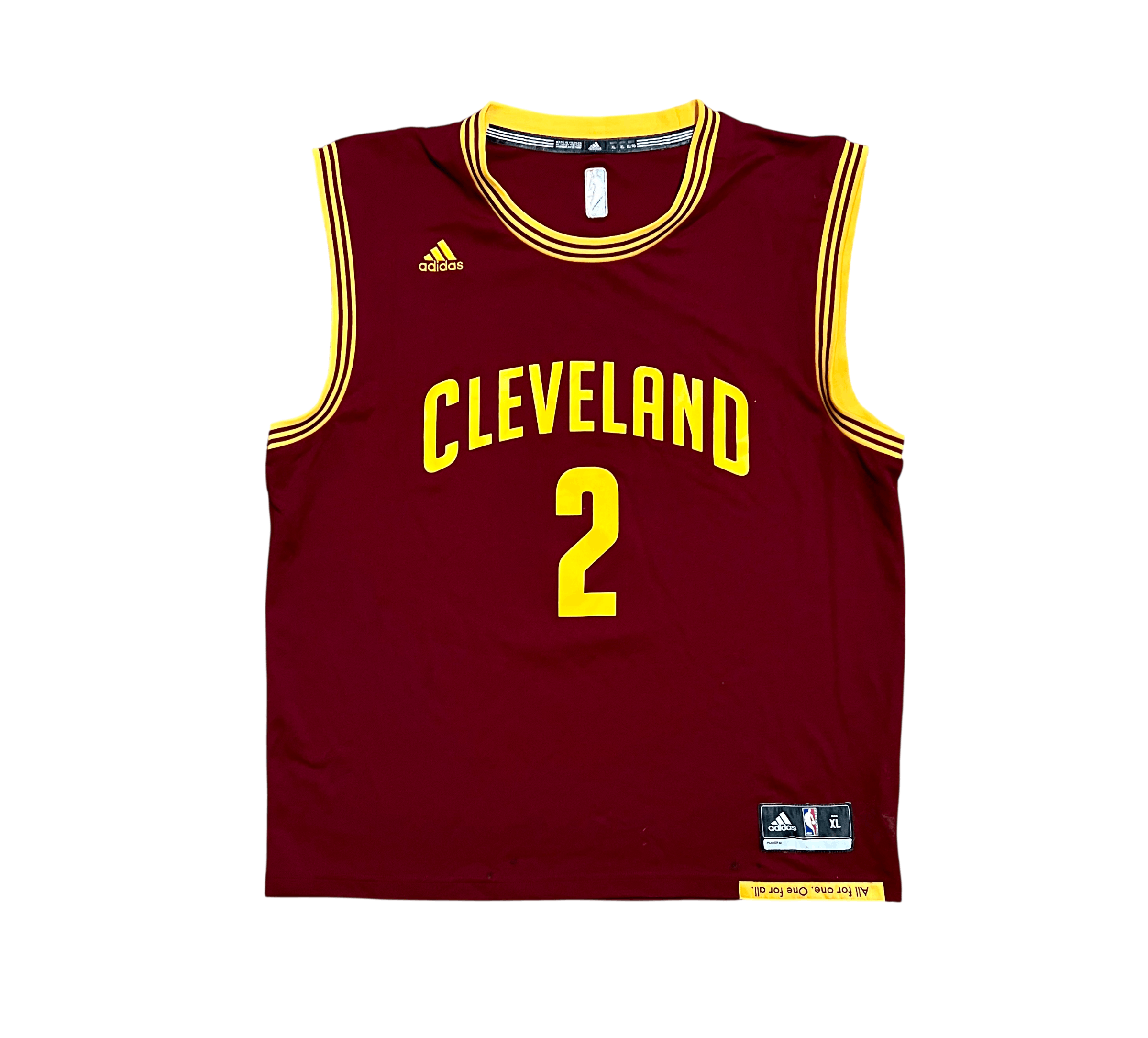 Adidas Kyrie Irving Cleveland Cavaliers Adidas Wine & Gold Jersey | Grailed