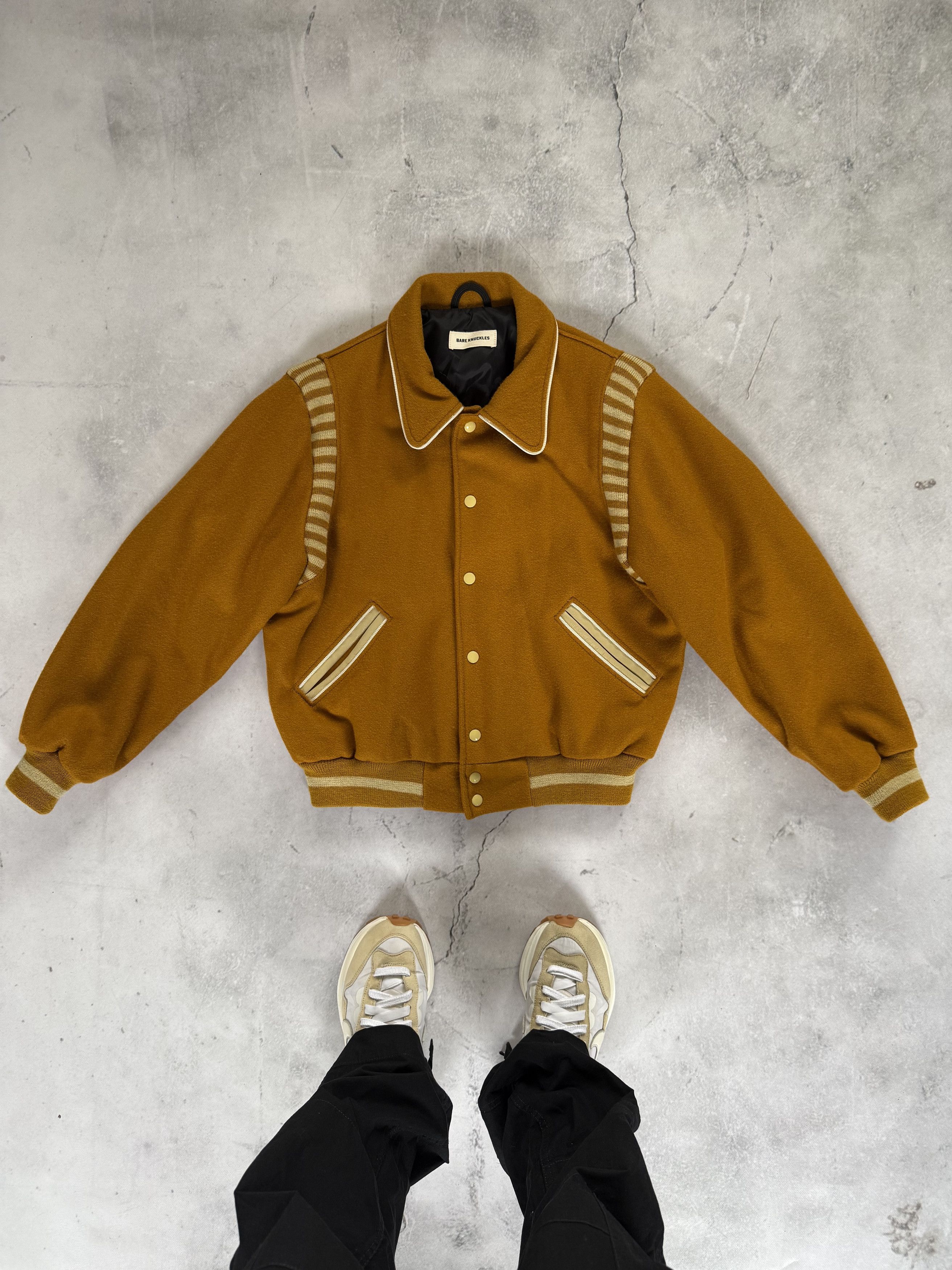 Bare Knuckles Bare Knuckles Hedi Slimane Wool Varsity Jacket | Grailed