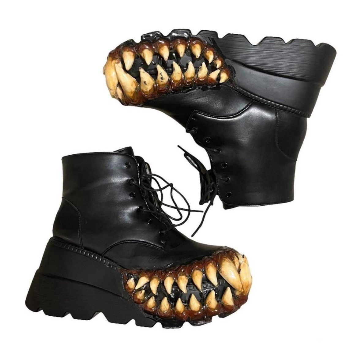 Japanese Brand a.m nightmare venom teeth boot | Grailed