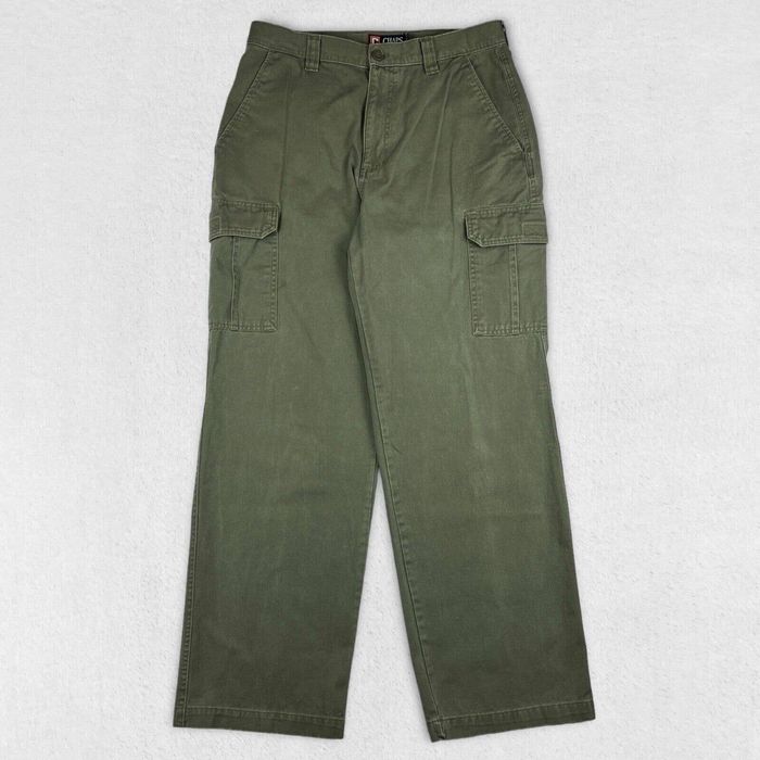 Vintage Y2K Chaps Ralph Lauren Baggy Cargo Pant 32x30.5 Skate Grunge | Grailed