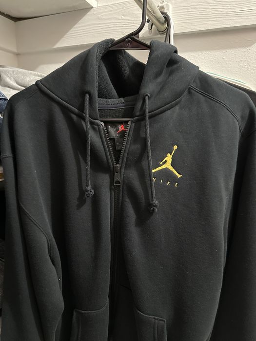 Nike Nike Jordan Zip Up Black Hoodie Jacket | Grailed
