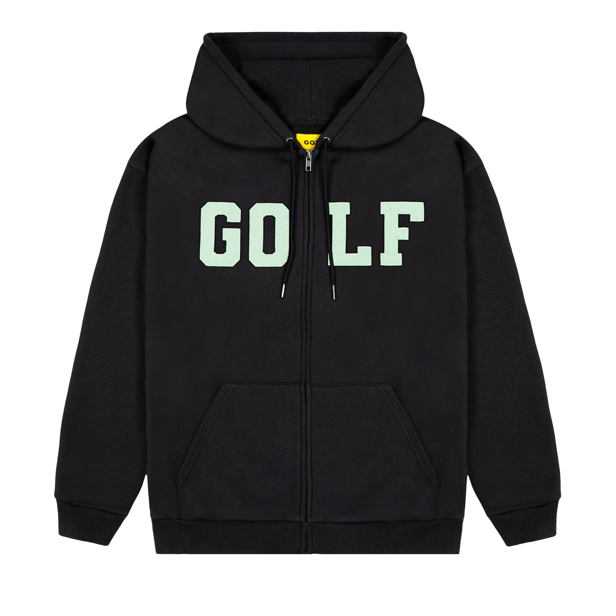 Golf Wang GOLF WANG College Cord Zip Up Hoodie Black | Grailed