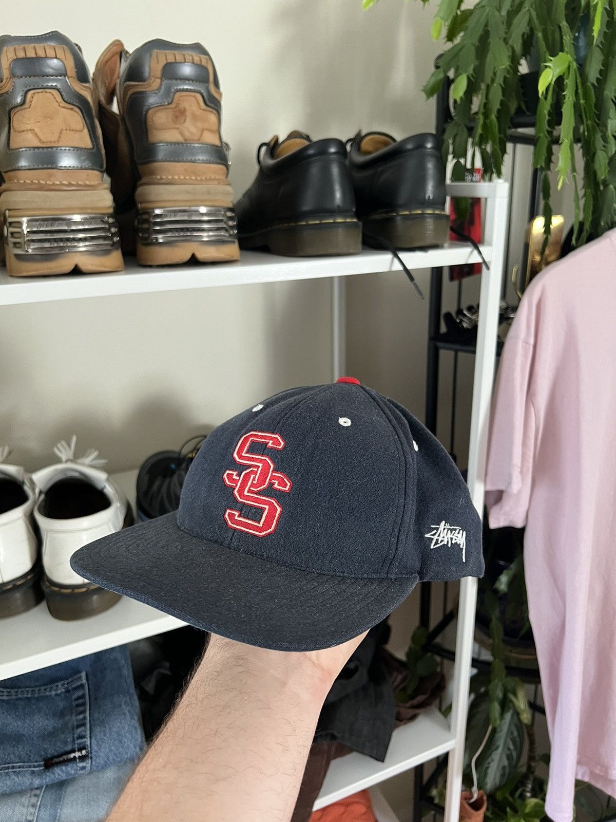 Vintage Stussy x starter cap | Grailed