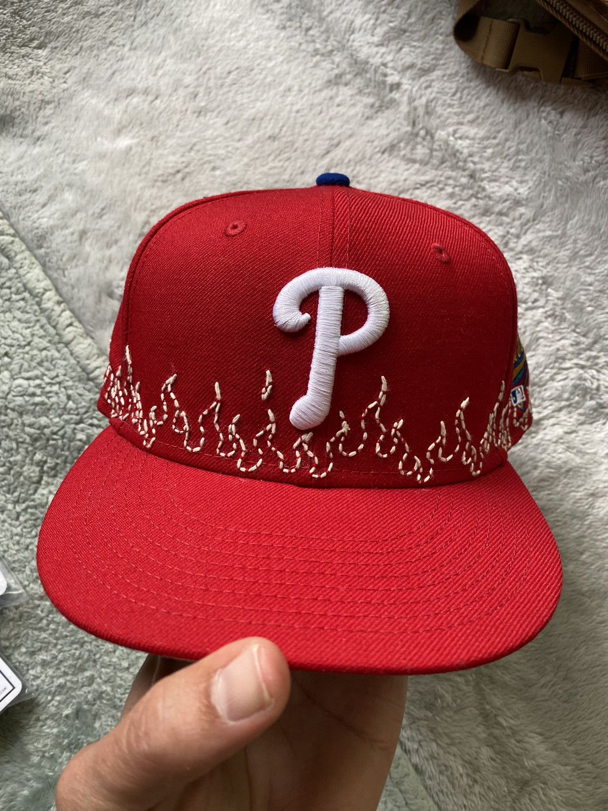 New Era New Era x Loso NYC Phillies World Series flame fitted hat | Grailed