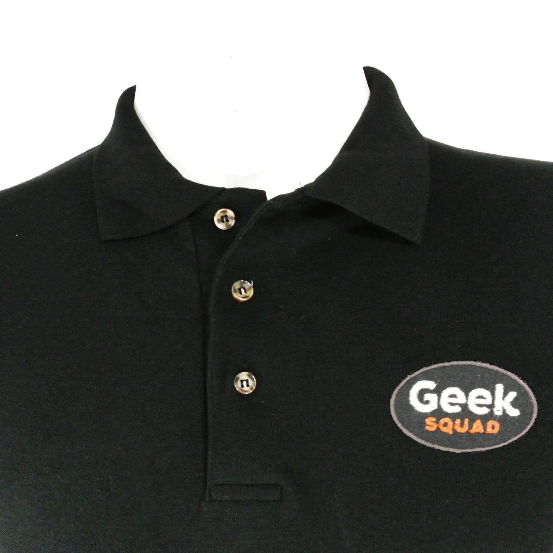Mando GEEK SQUAD Tech Employee Uniform Black Polo Shirt | Grailed
