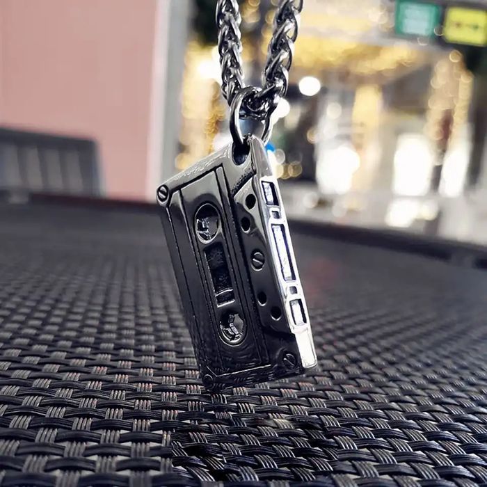 Streetwear Cassette Chain Nightclub Rock Necklaces | Grailed
