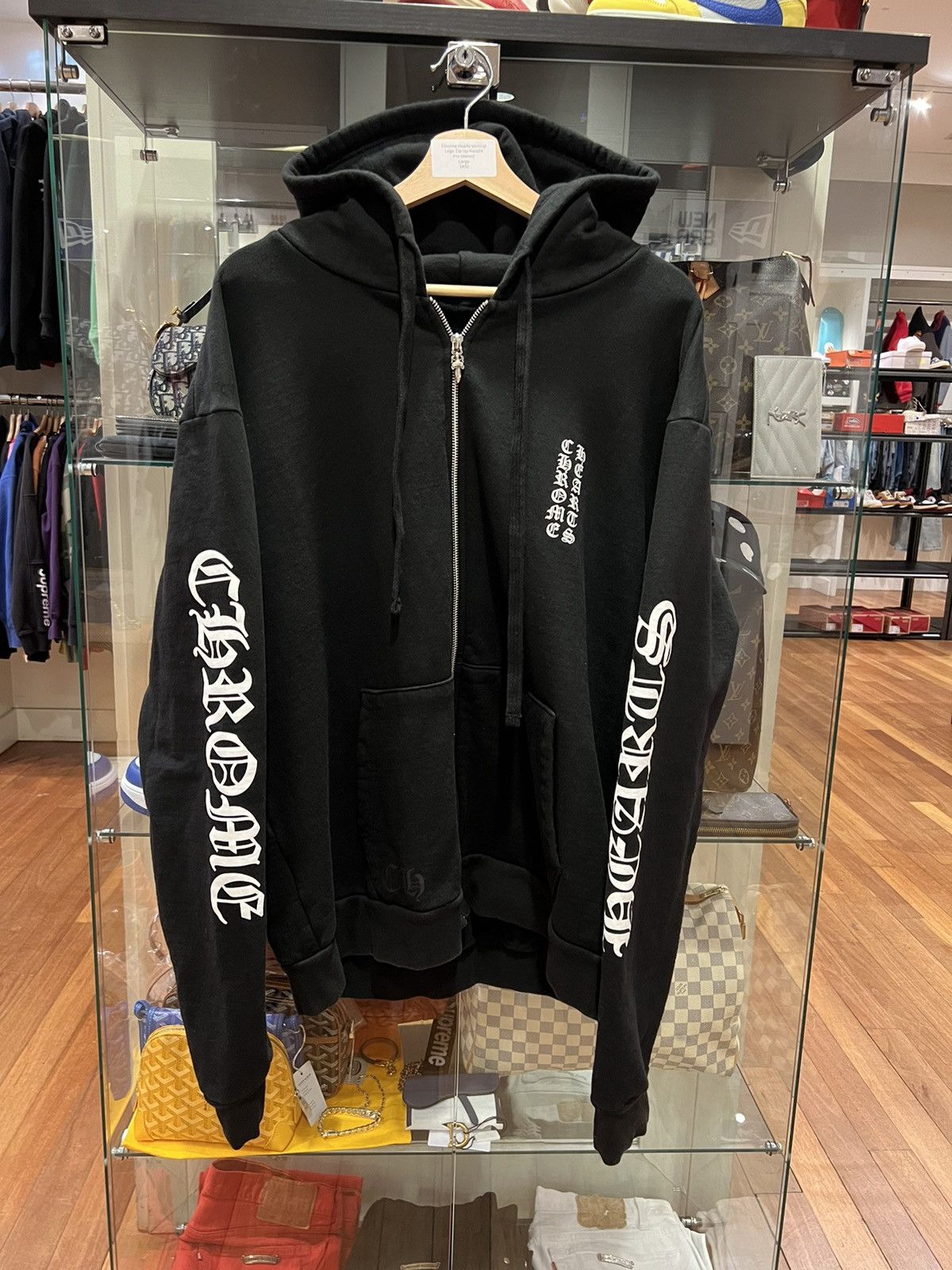 Chrome Hearts Chrome hearts eye chart zip up hoodie | Grailed